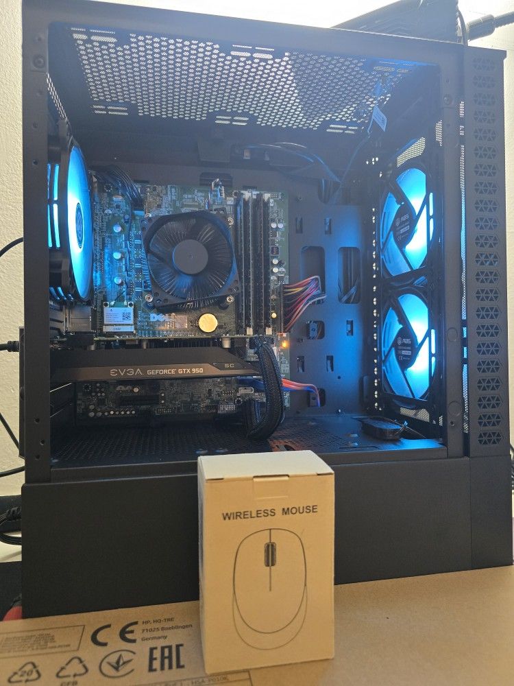 Gaming pc desktop computer intel i5, gtx 950, 16 gb ram, ssd, hdd, wifi ...