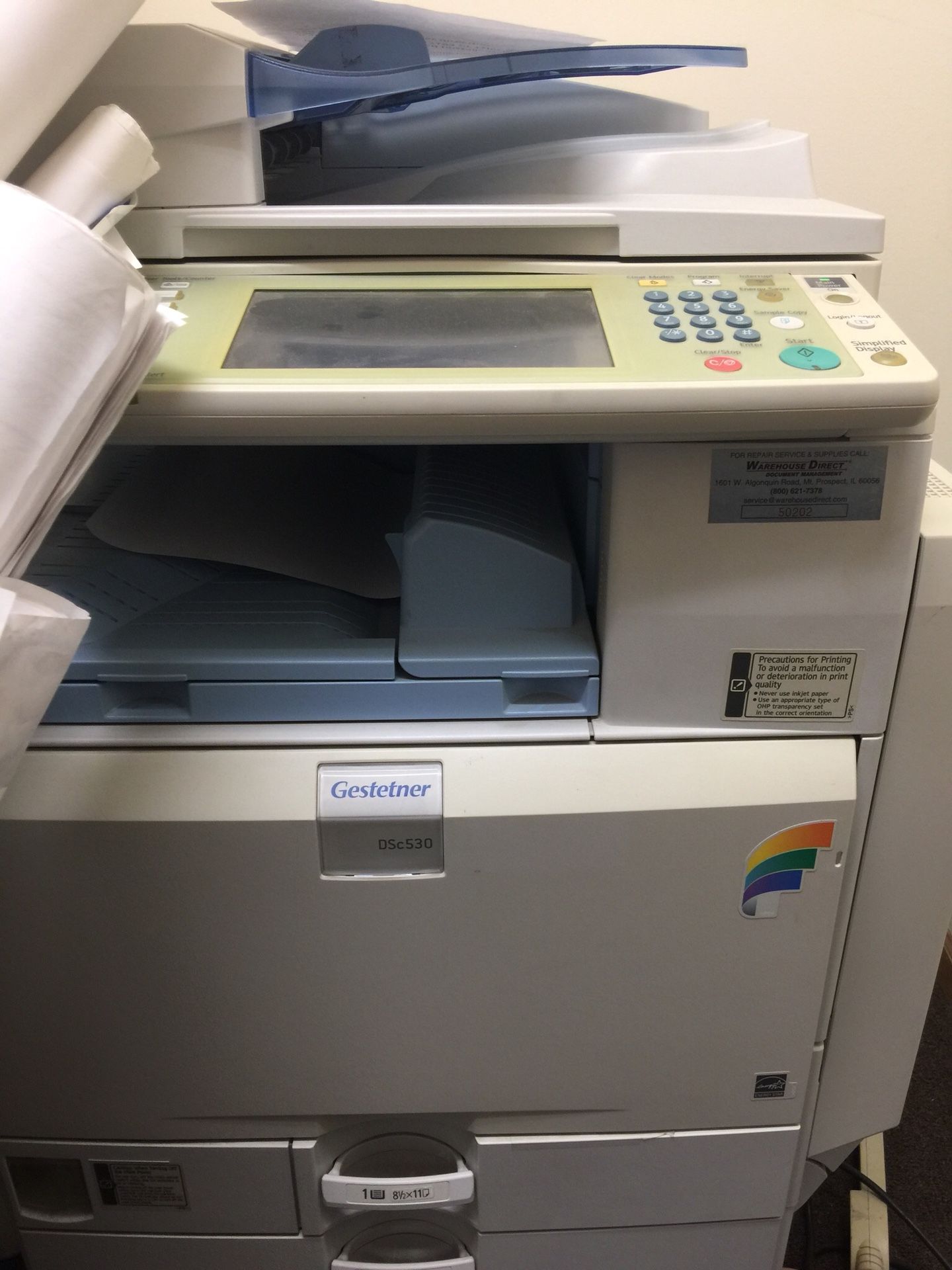 PRICE REDUCED! Gestetner DSc530 Copier/Printer/Fax for Sale in ...