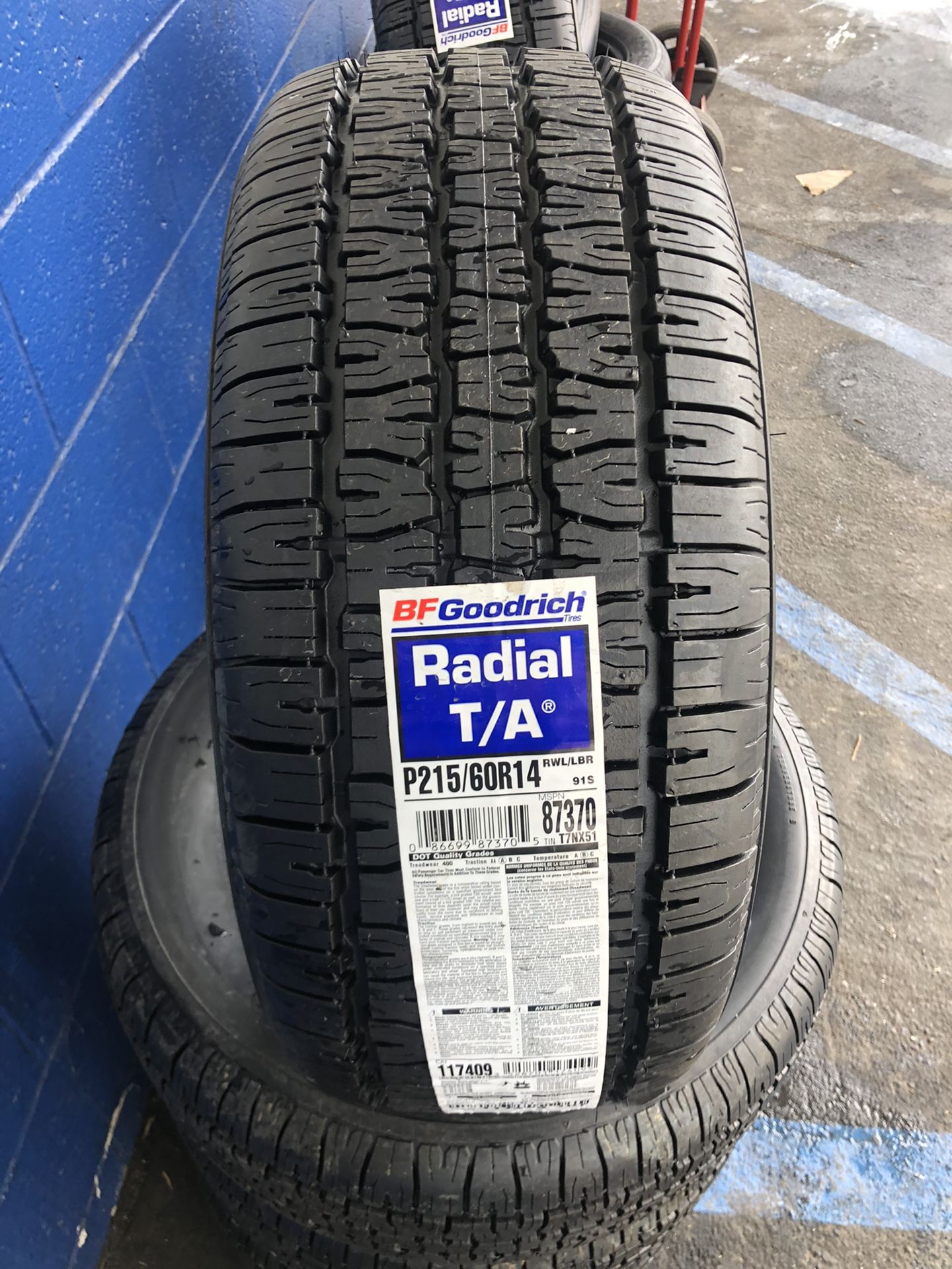 245/60/15. BF GOODRICH TA. for Sale in Whittier, CA - OfferUp