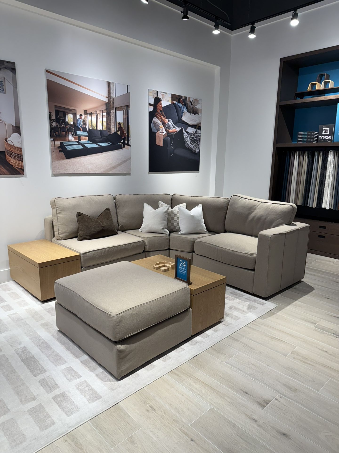 Lovesac, Sactionals, Side Cover: Jute Brushed Weave HE9842,, Sactionals ...