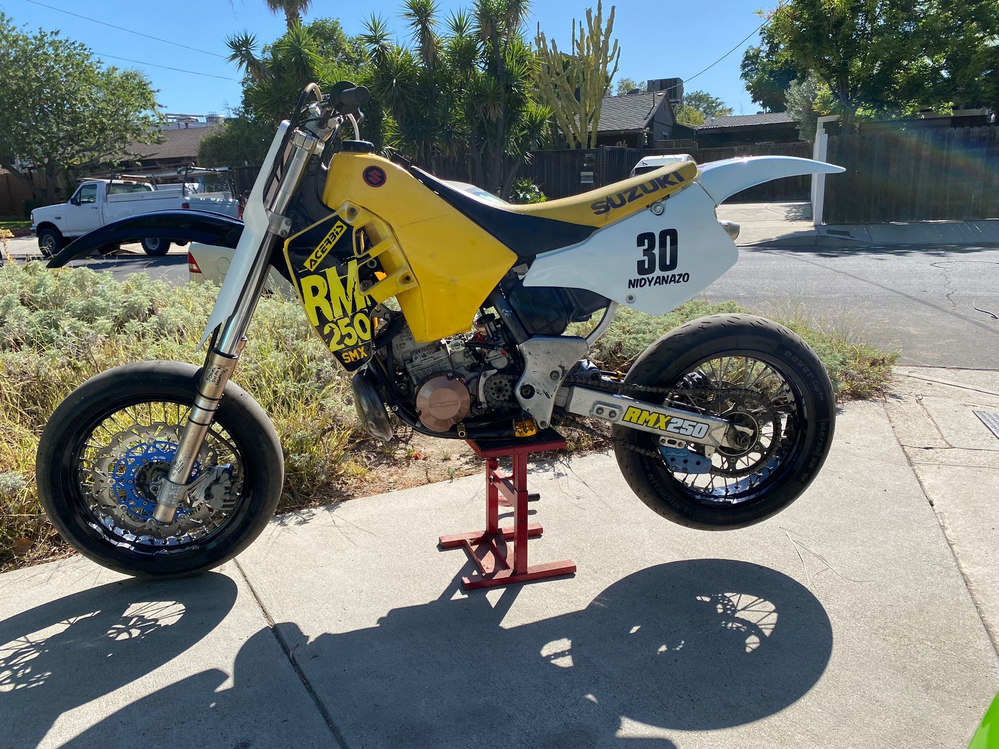 SUZUKI RMX 250 GREEN STICKER SUPERMOTO FUN DIRT BIKE SUPERMOTARD for Sale in Los Angeles, CA ...