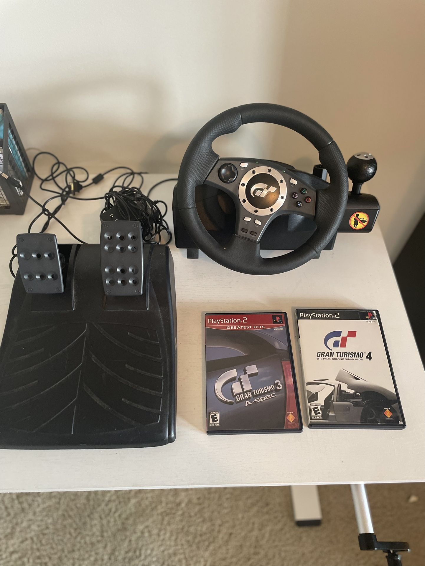 Logitech Driving Force Pro Steering Wheel With Pedals And Gran Turismo ...