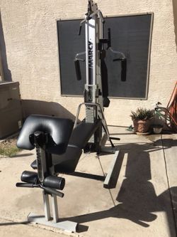 Home gym system complete with all Manuels and accessories Marcy em1,em2 ...