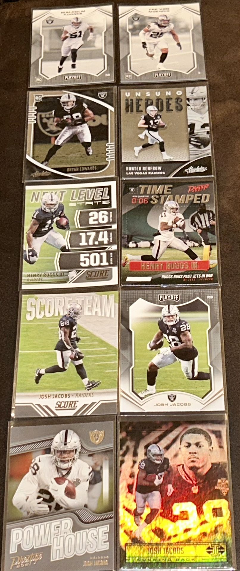 10x Las Vegas Raiders Card Lot for Sale in El Paso, TX - OfferUp