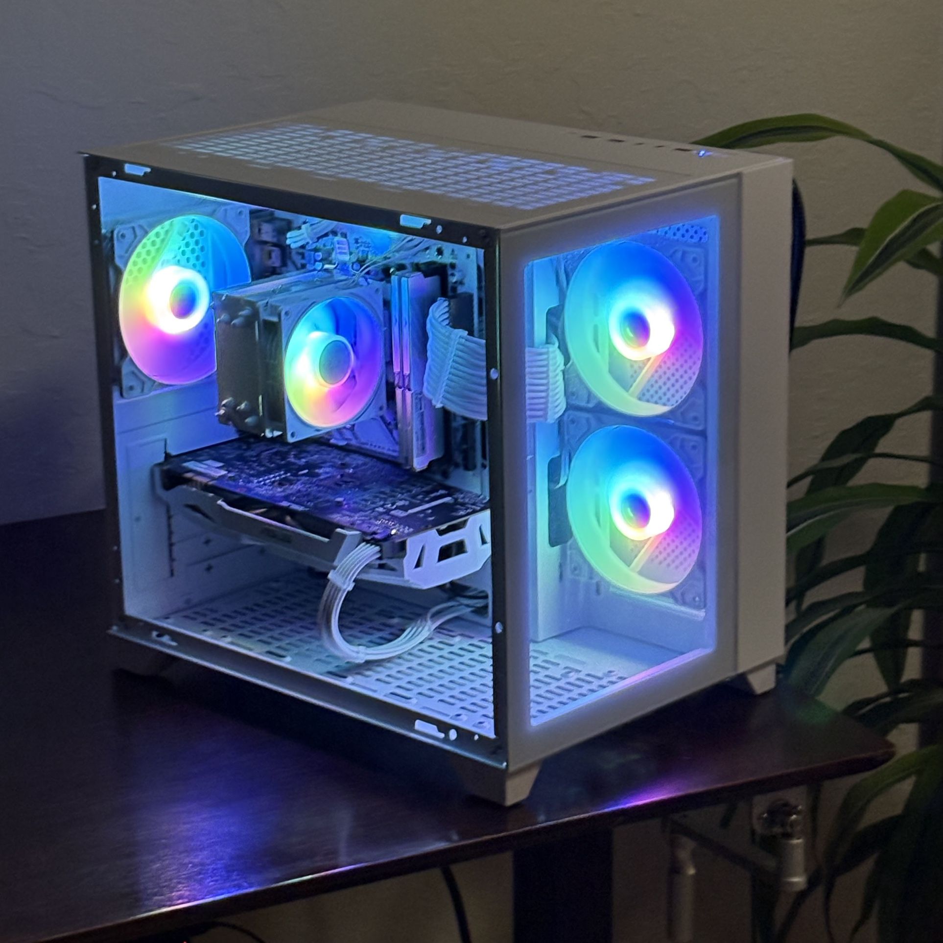 WHITE GAMING PC - Ryzen 5 - GTX GRAPHICS - RGB for Sale in Santa Cruz ...