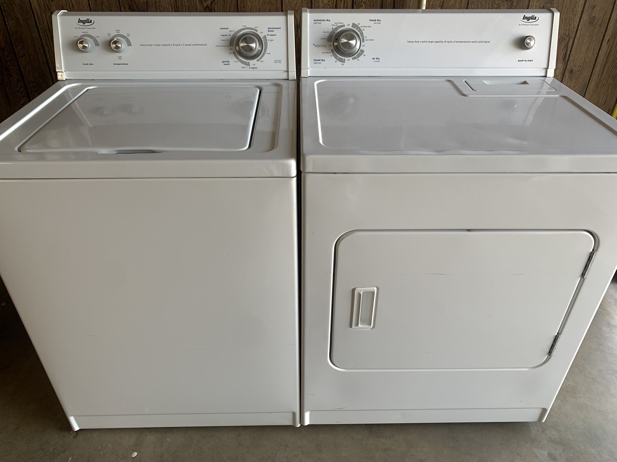 Whirlpool Super Capacity Washer Dryer Set for Sale in San Antonio, TX ...