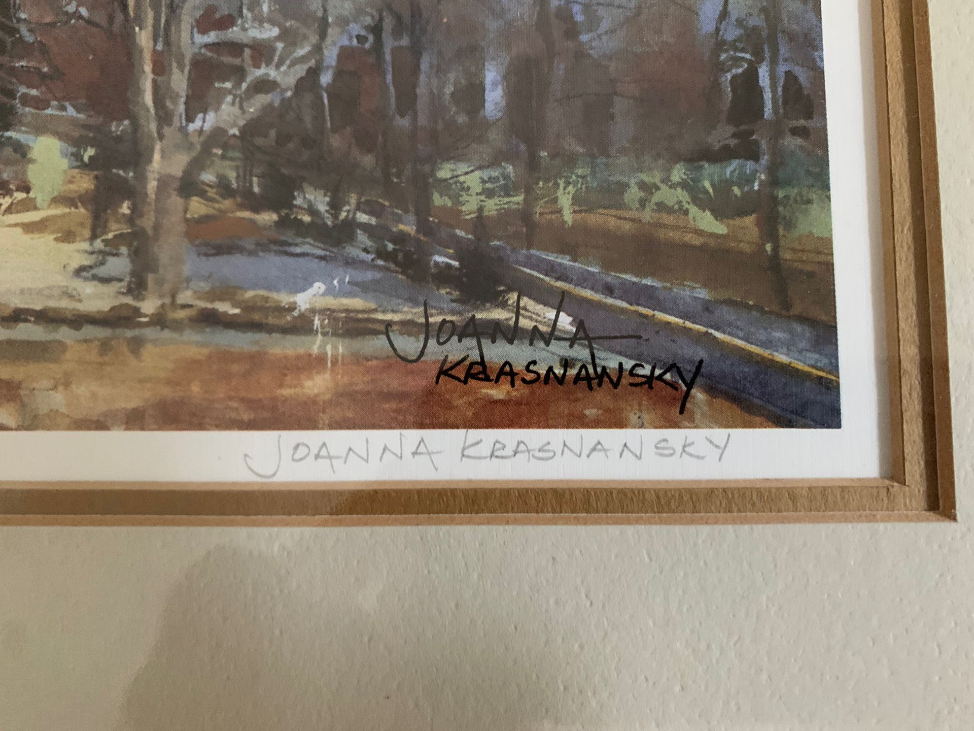 Joanna Krasnansky signed Watercolor "Ivyland Farm" for Sale in Lake ...