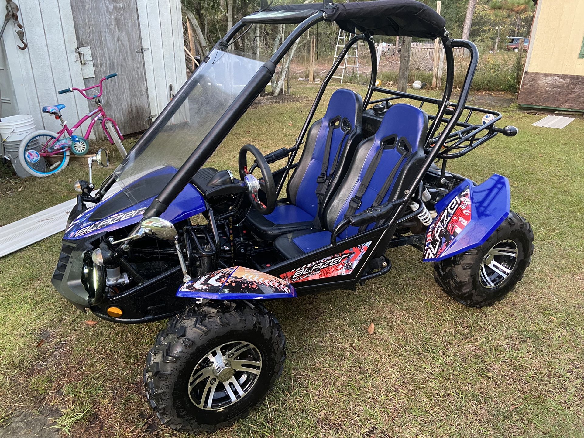Blazer Trail Master 200EX Adult Sized Go Cart ATV Excellent Condition ...