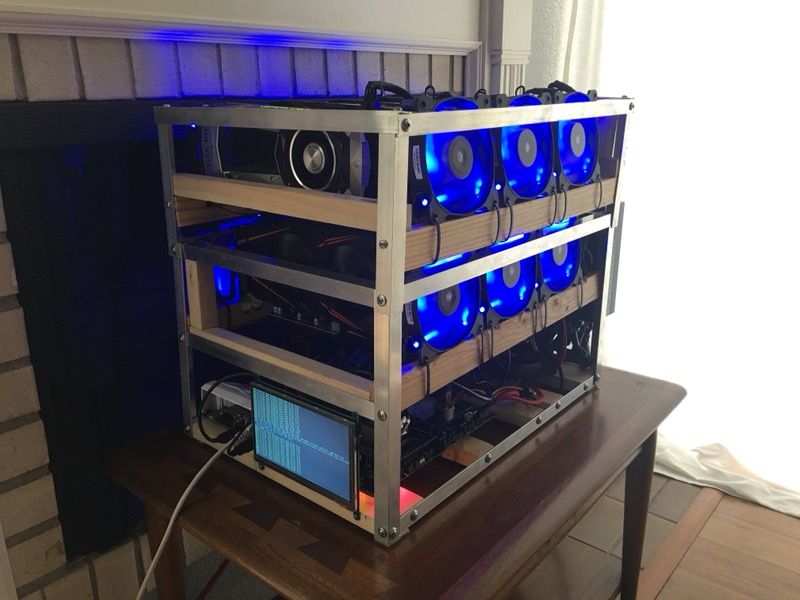 8 GPU mining rig for sale (graphics card) Zcash, Bitcoin Gold, vertcoin ...