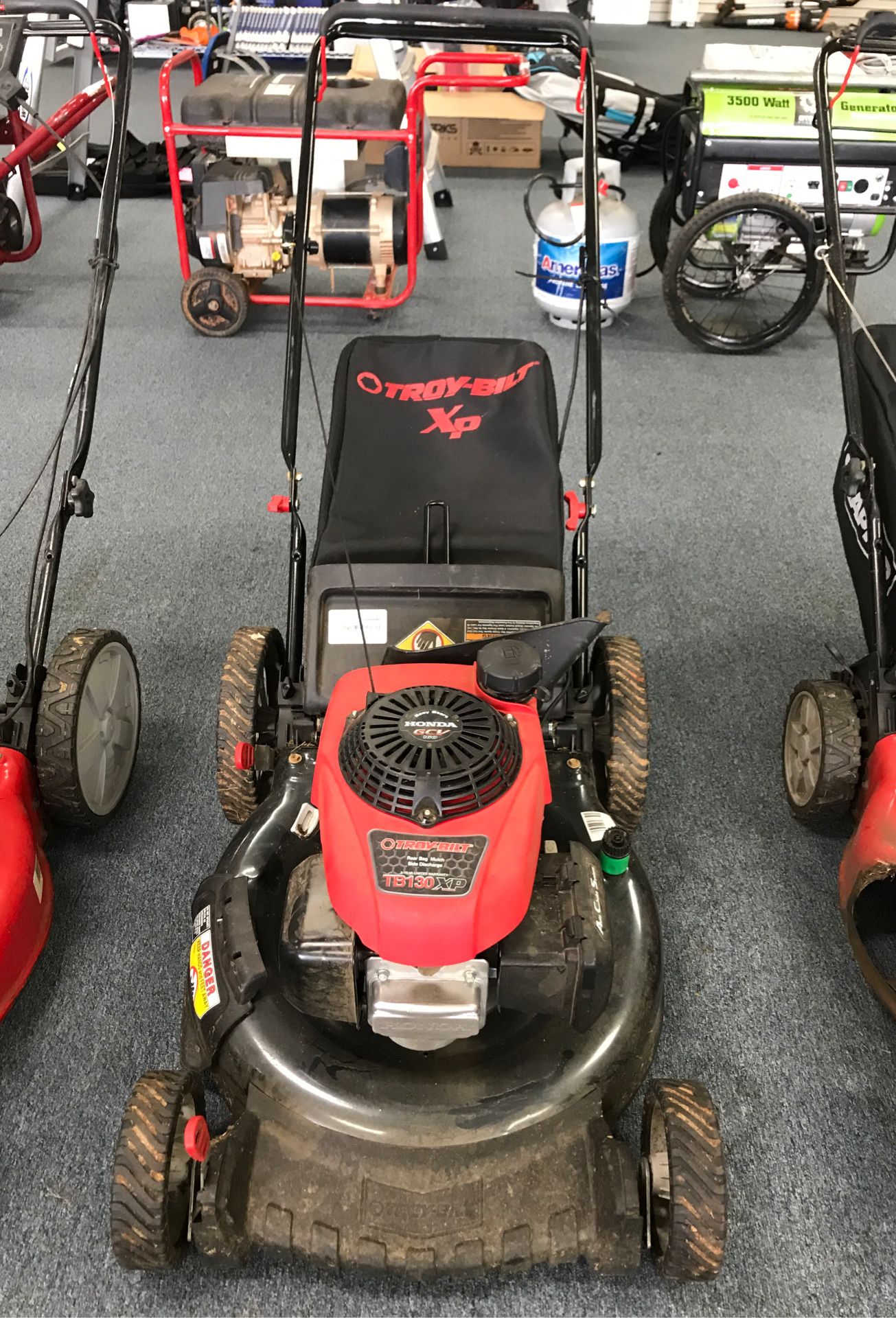 Troy Built Tb130xp Push Mower easy start w/ rear Bag mulch for Sale in ...