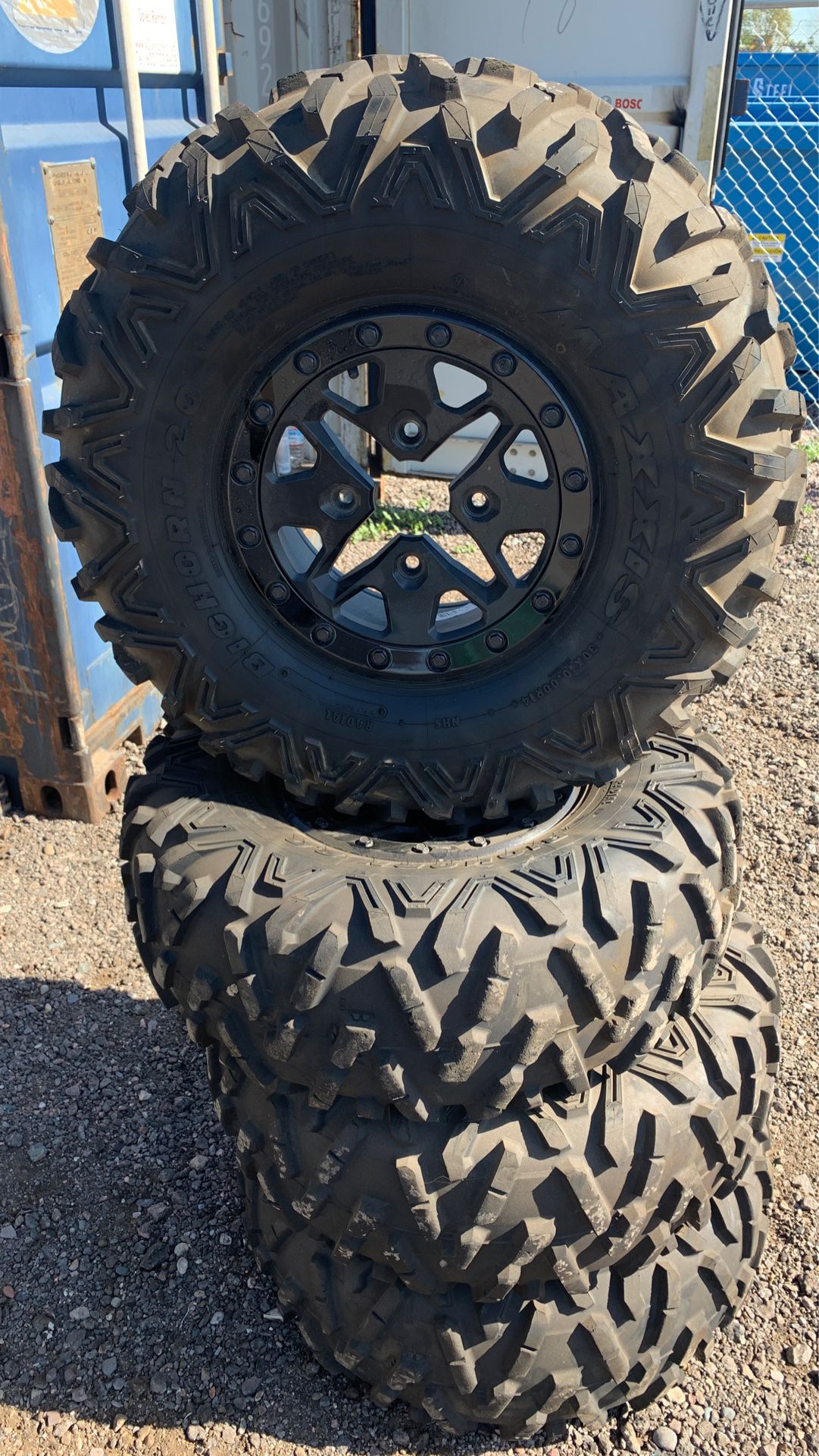 Maxxis bighorn 30x10.r14 utv tire and wheels for can am x3 for Sale in ...
