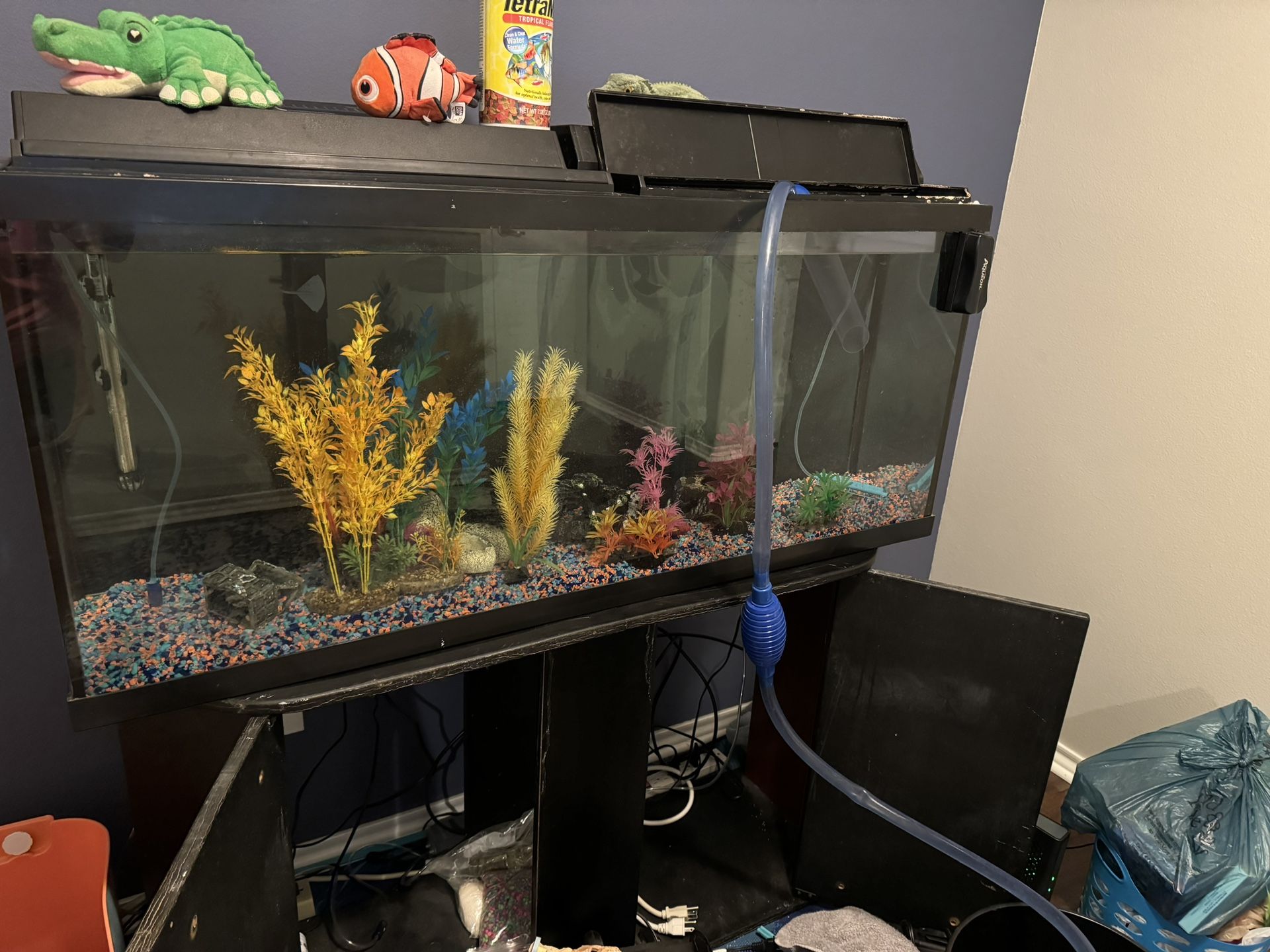 Used Fish Tank And Stand for Sale in San Leon, TX - OfferUp