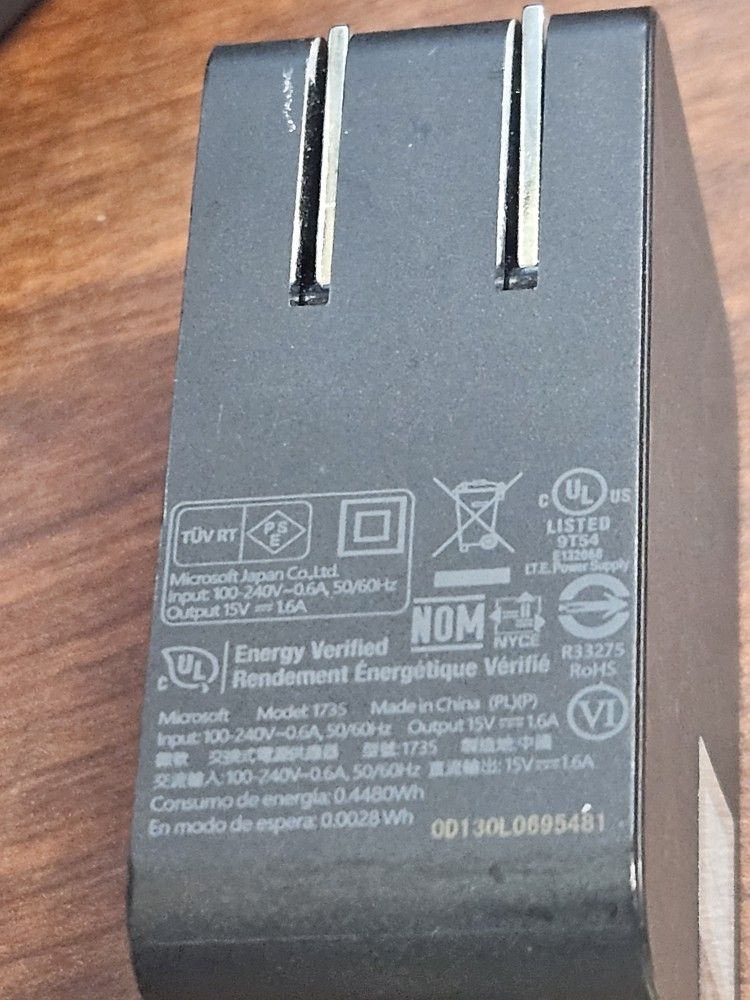 Microsoft Surface power adapter Model 1735 for Sale in South Gate, CA ...