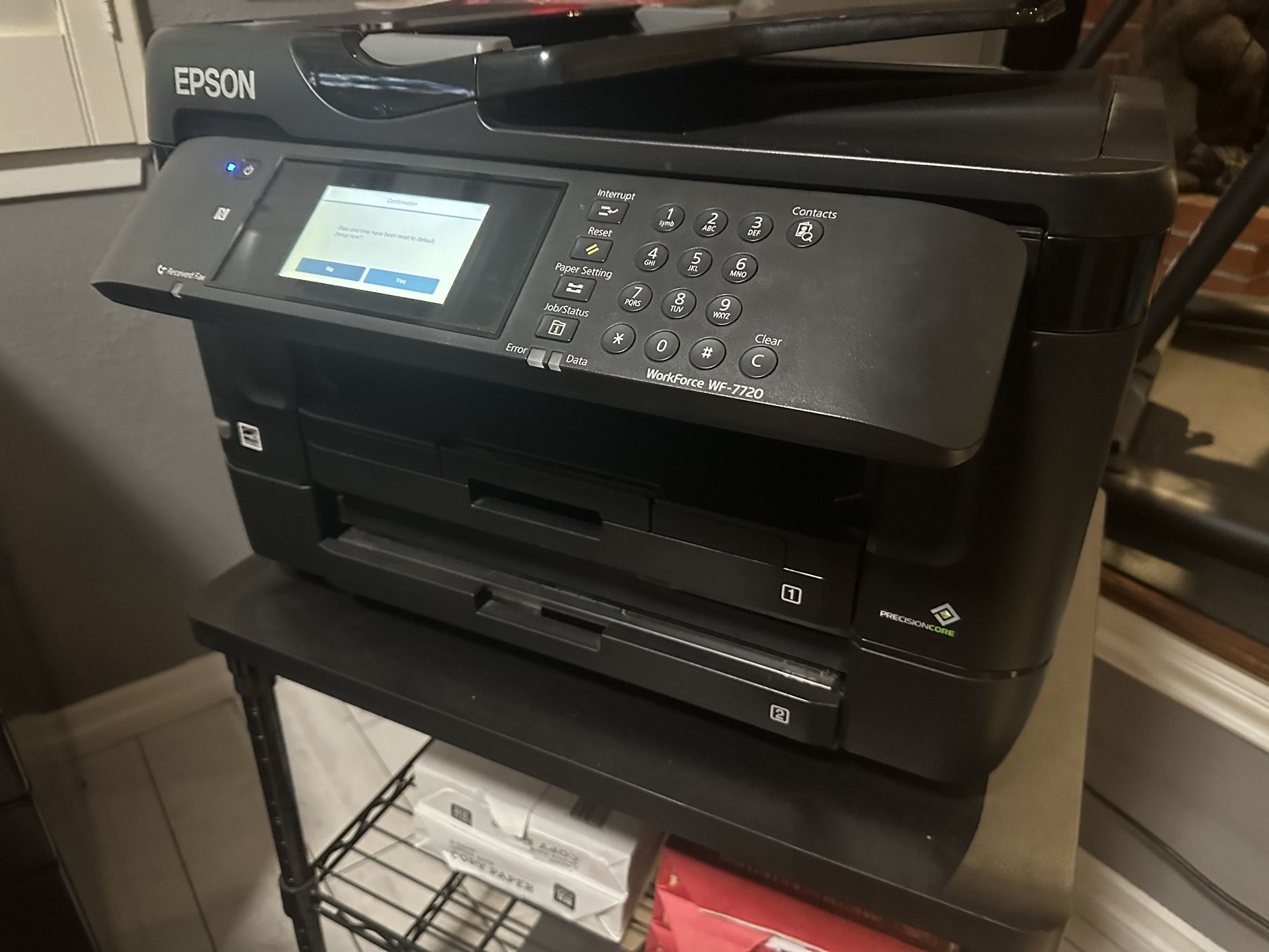 Epson WorkForce WF-7720 19" Wide-Format Wireless InkJet All-In-One ...