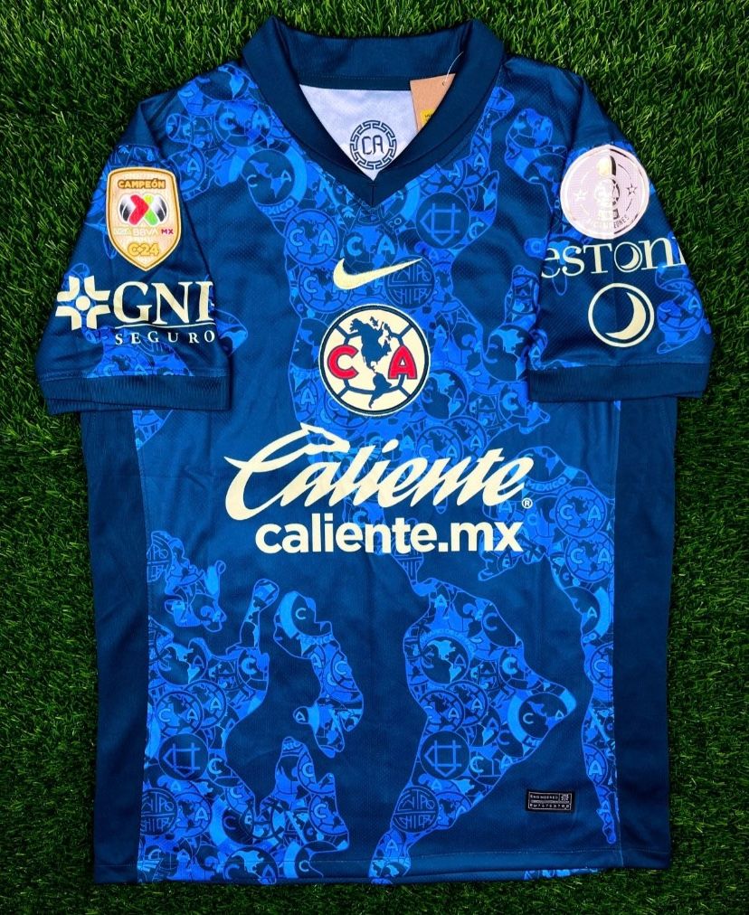 PLAYERAS DEL AMERICA new patch soccer futbol parche bicampeon clausura ...