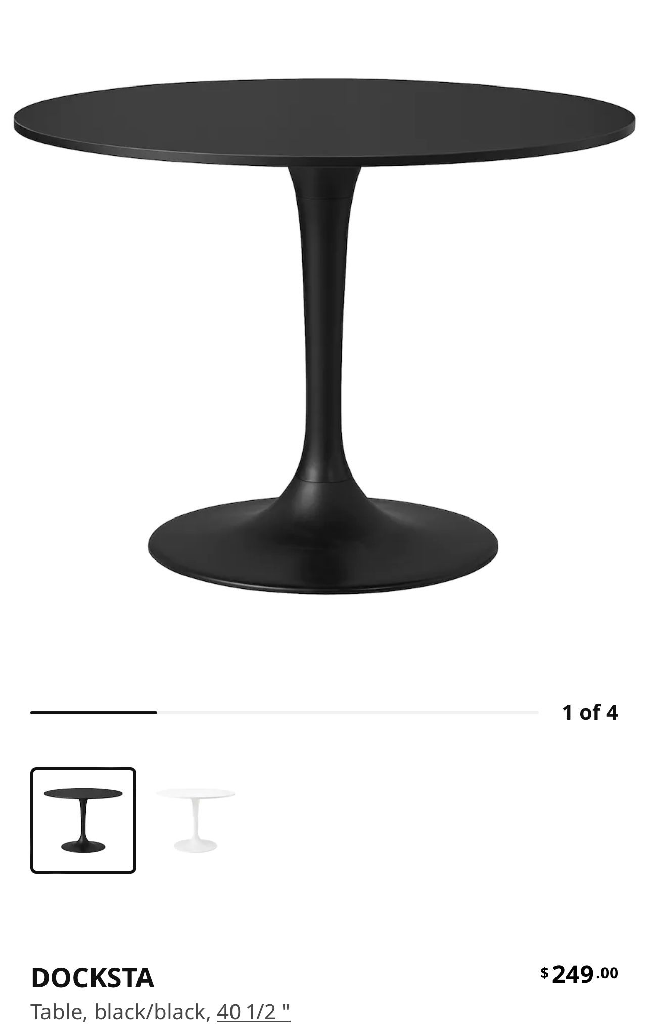 IKEA Docksta Dining Table (Black) for Sale in Manhattan Beach, CA - OfferUp