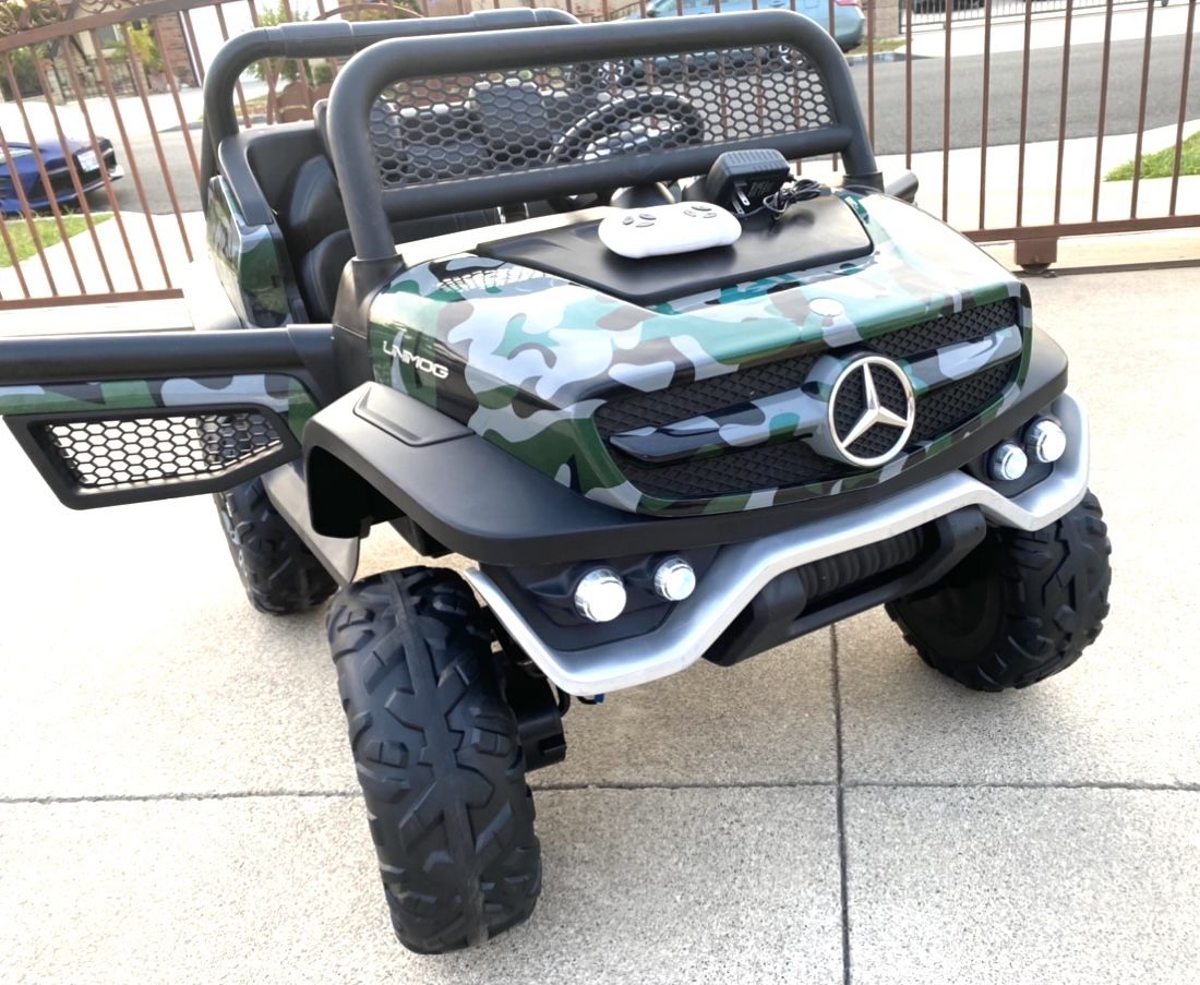 Mercedes Benz Unimog UTV 2seater 12volt Remote Control Model Electric ...