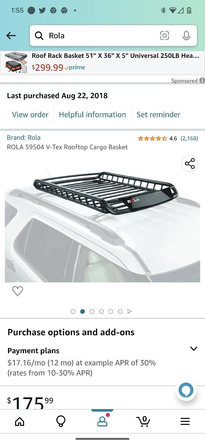 Rola Cargo Roof Rack for Sale in Los Angeles, CA - OfferUp