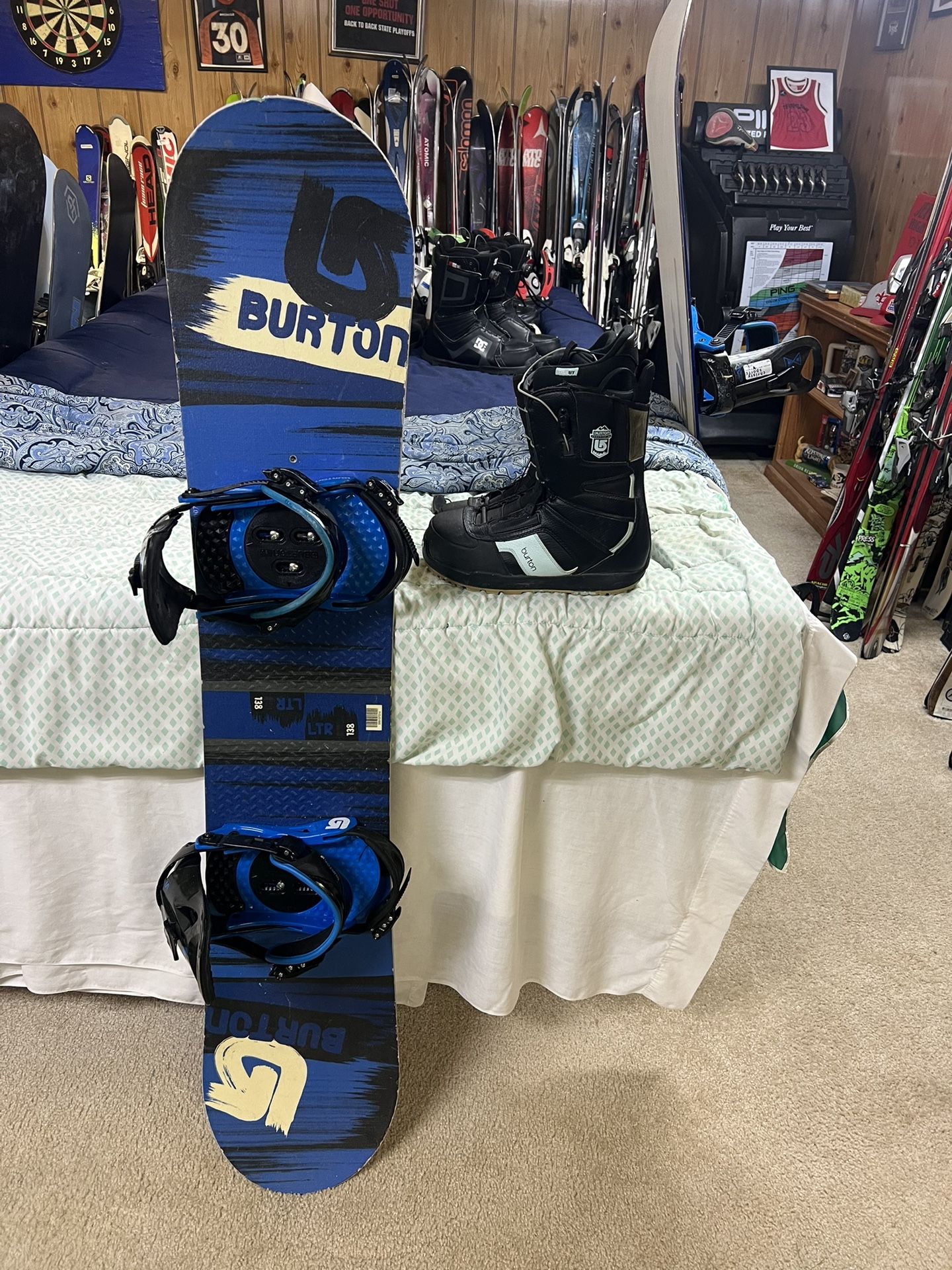 Burton Snowboard package with boots and bindings for Sale in Arvada, CO ...
