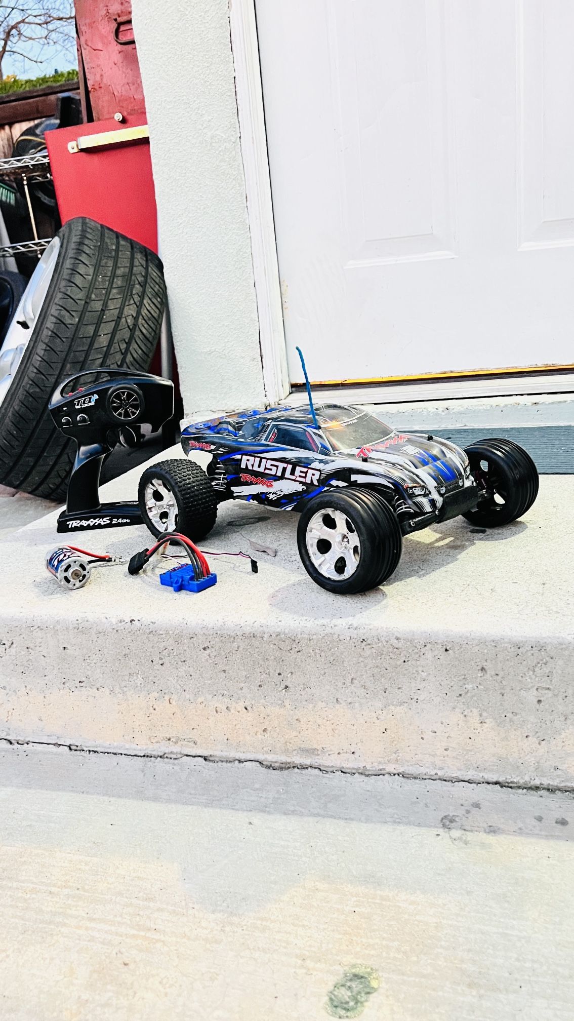 Traxxas 1/10 Rustler Truck 2WD Chassis RC Car for Sale in La Habra ...