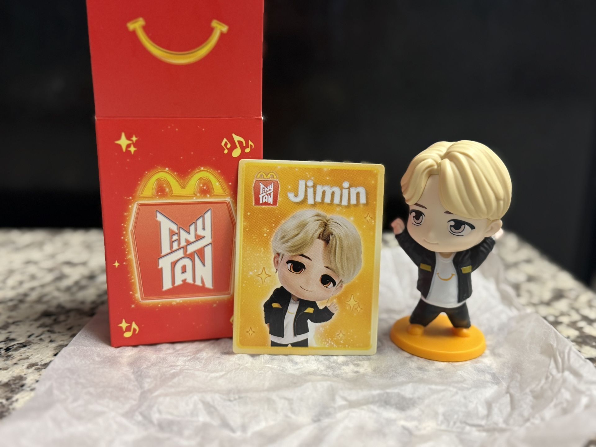 MCDONALDS TINY TAN BTS K-POP ENCORE EDITION JIMIN FIGURE HAPPY MEAL TOY NIB for Sale in San ...