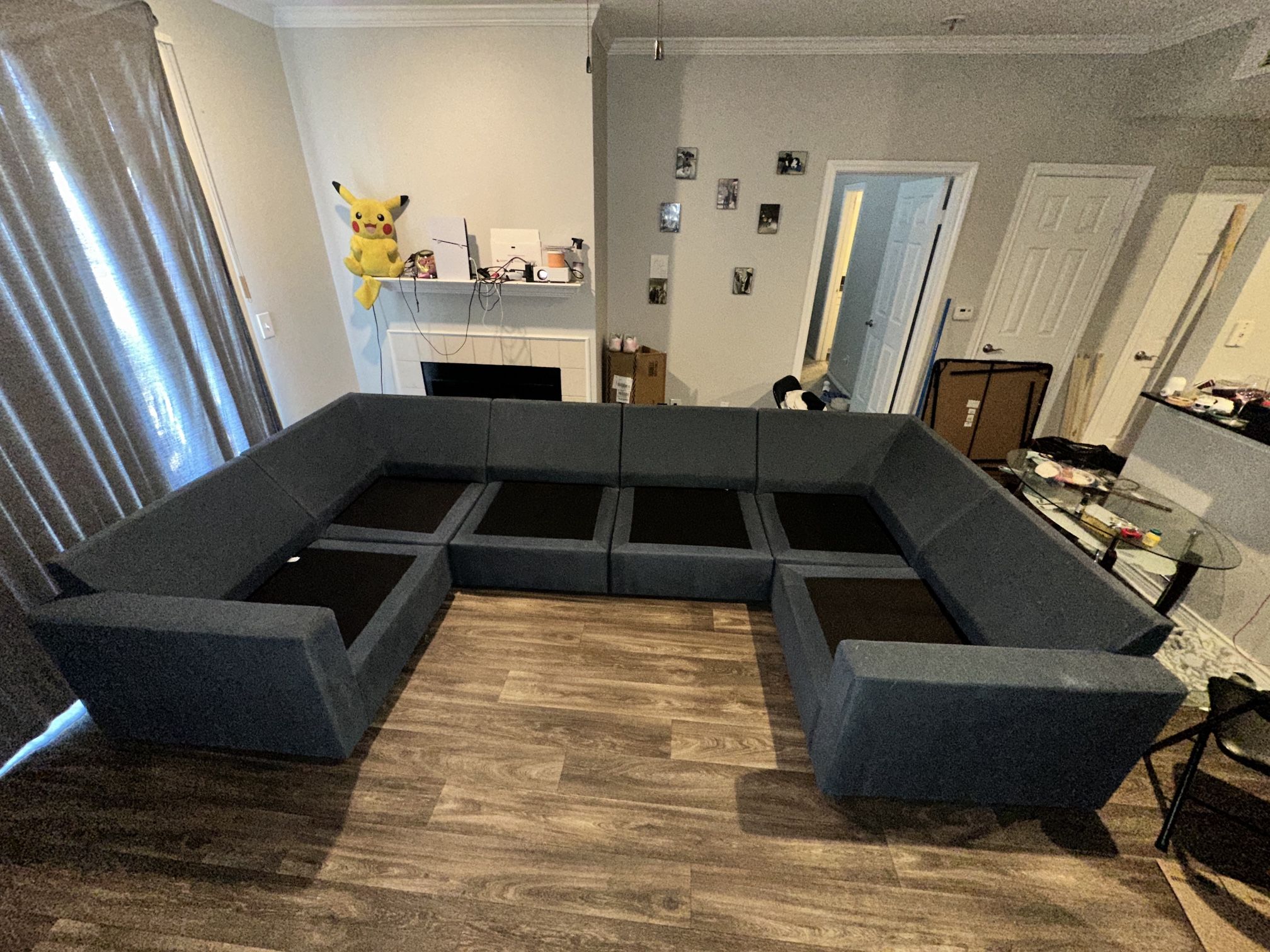 Blue Modular Ashley Furniture Sectional for Sale in Dallas, TX - OfferUp