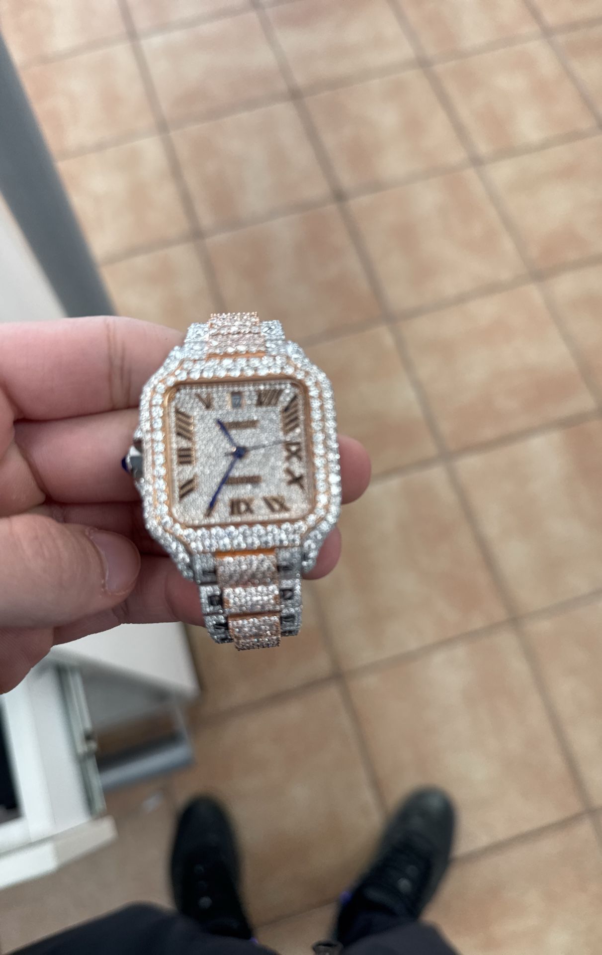 Iced Out Cartier Watch Moissanite for Sale in Dearborn Heights, MI ...