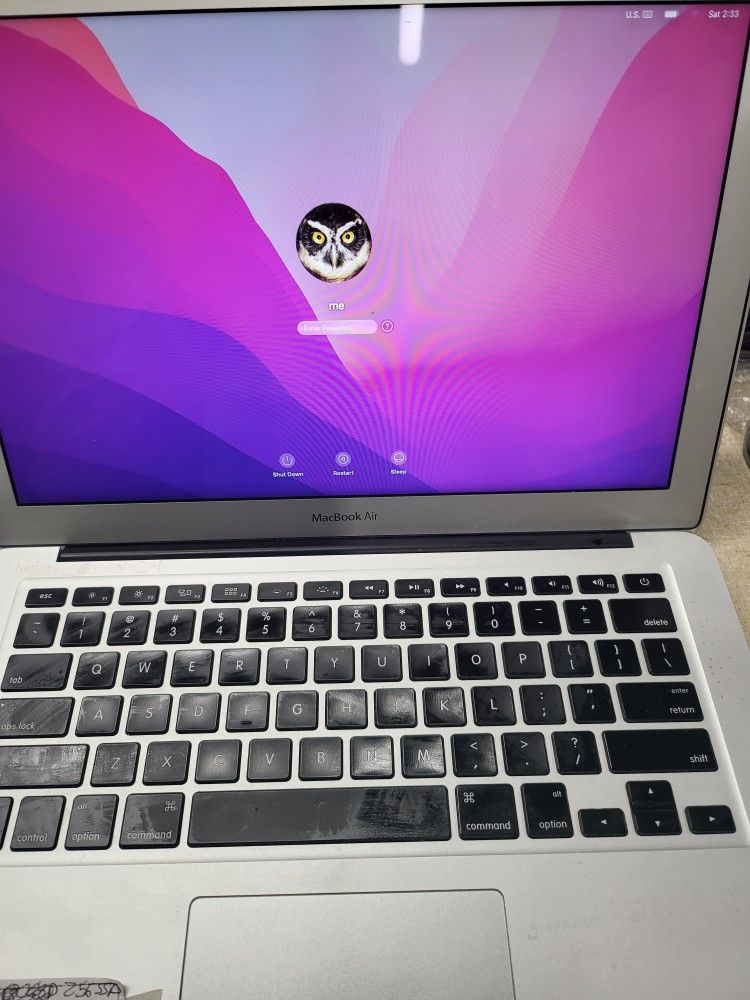 Apple MacBook Air 13.3 Inch A1466 Intel i5 silver 8gb 256gb 2015 Model ...