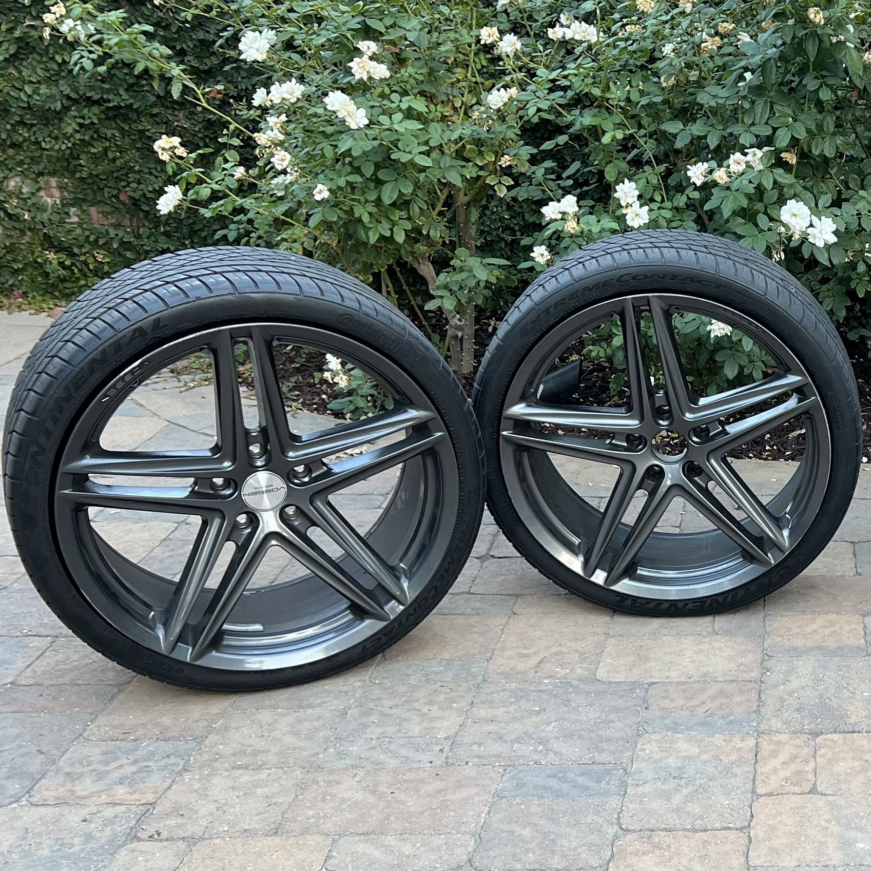 Vossen 20” VSF-5 Rims 5x120 Bolt Pattern / Continental Tires for Sale ...