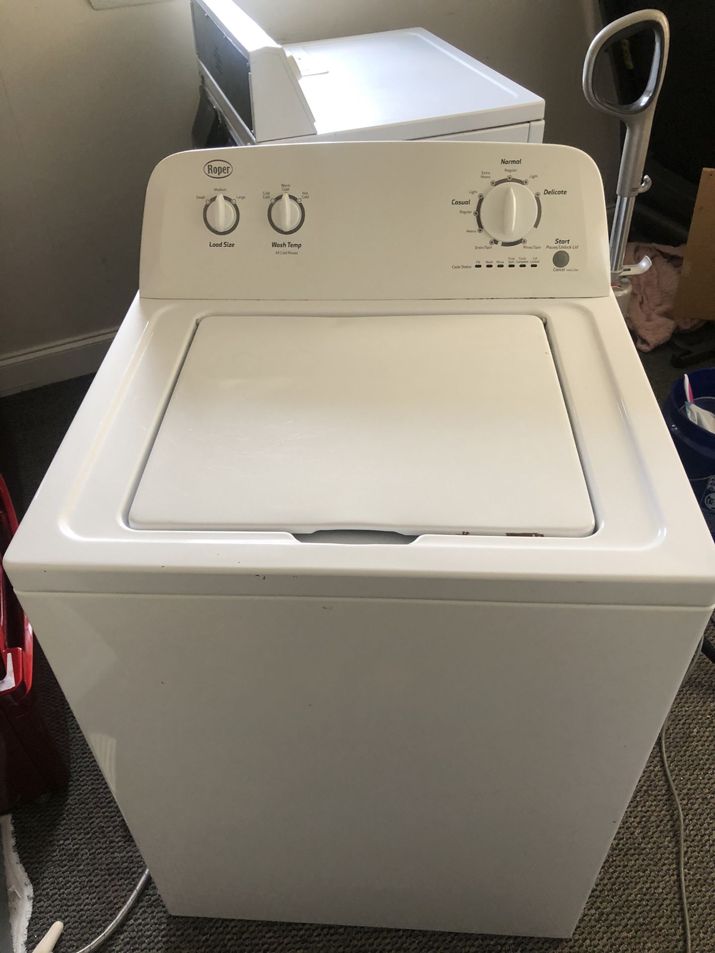 Roper Washer and Dryer Set for Sale in Concord, NC - OfferUp