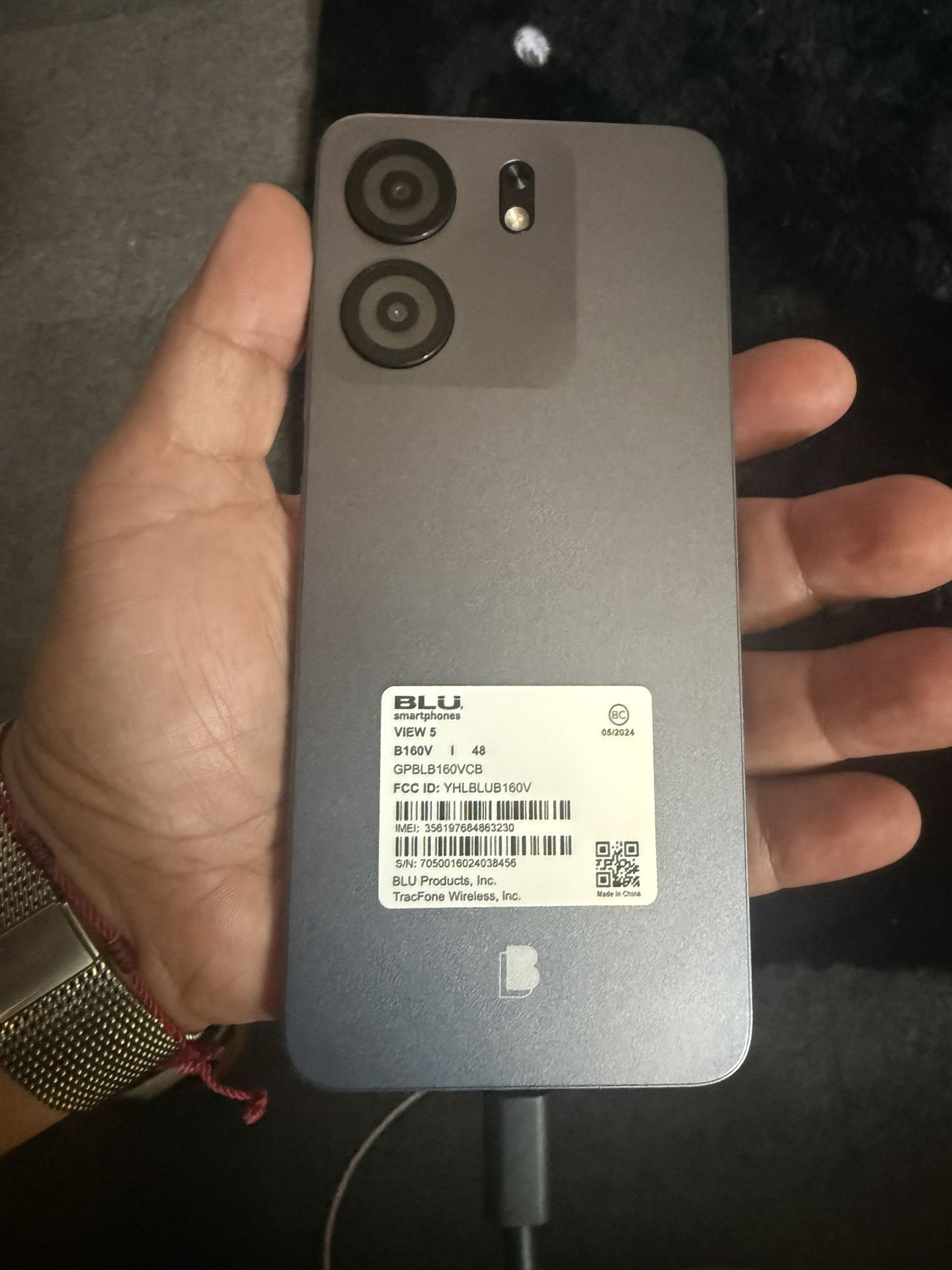 New..new..Blu View 5 64GB Android Phone Model B160V Verizon Trac Phone ...