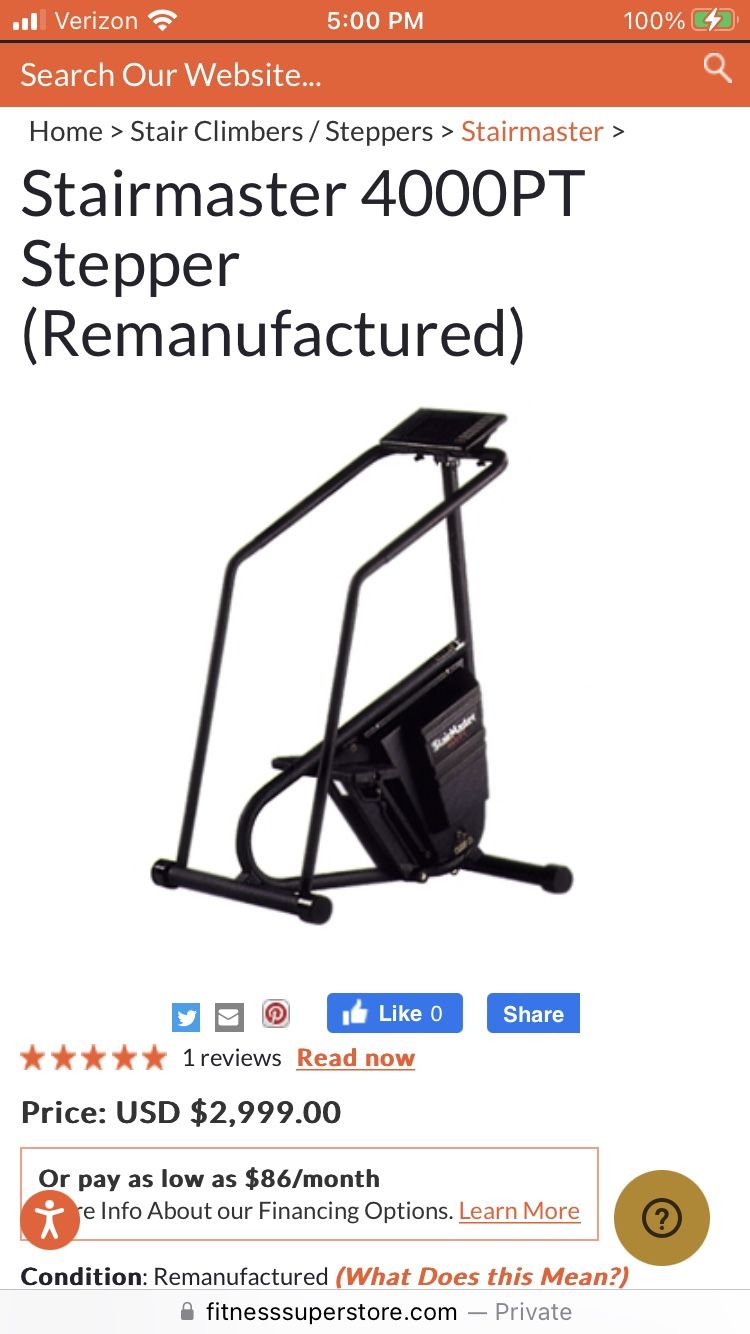 Stairmaster 4000pt store