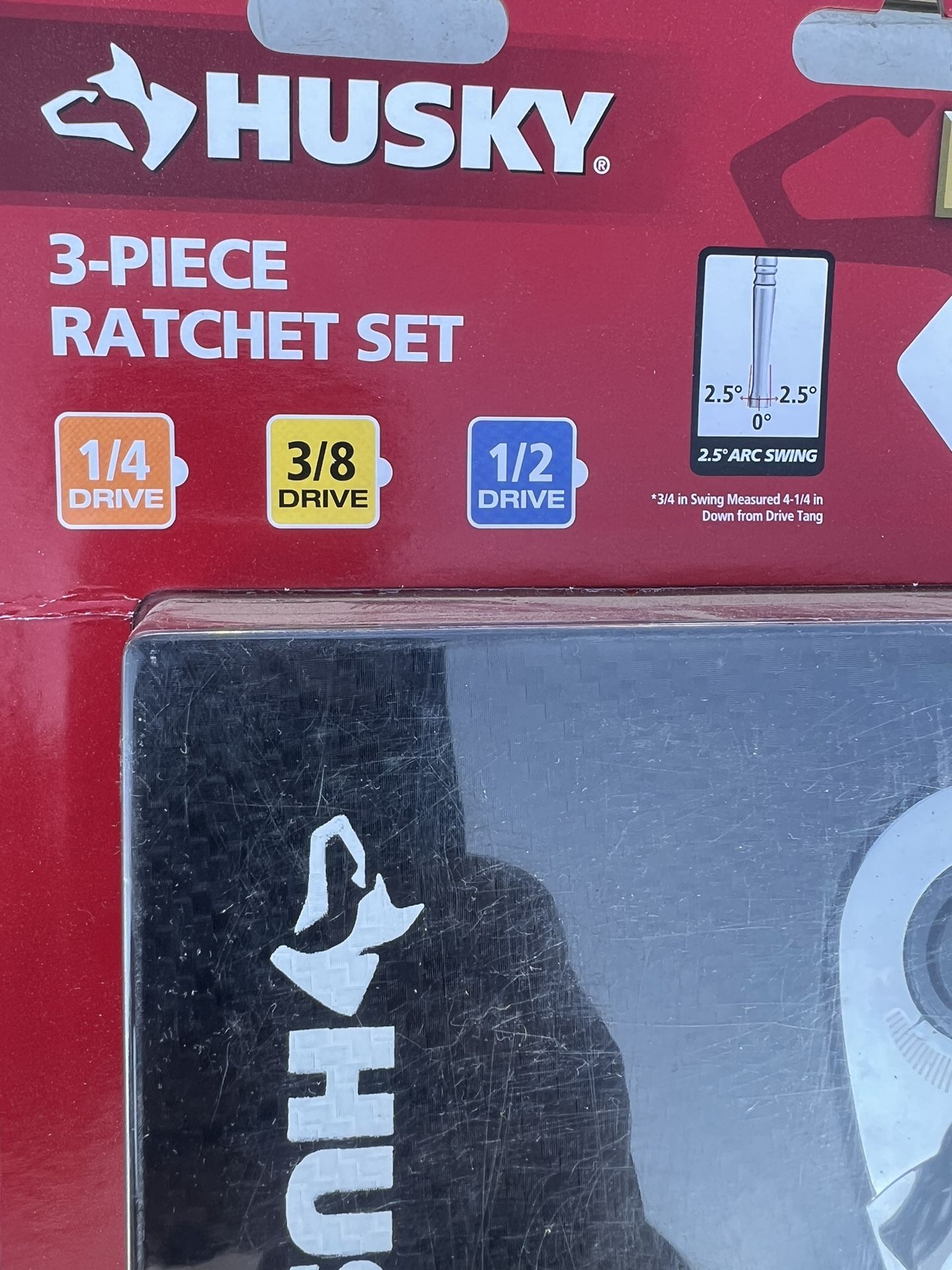Husky 3 Piece Ratchet Wrench 144 Teeth Set Brand New for Sale in Rancho ...