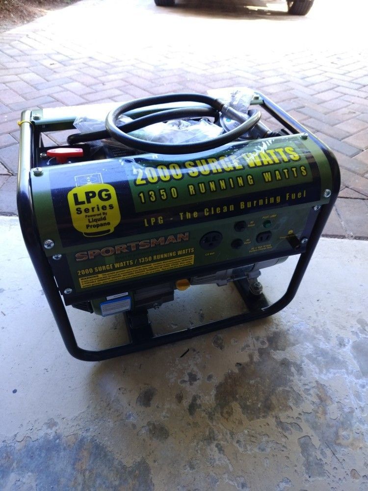 Sportsman Propane Generator 2000W Surge for Sale in Pompano Beach, FL ...