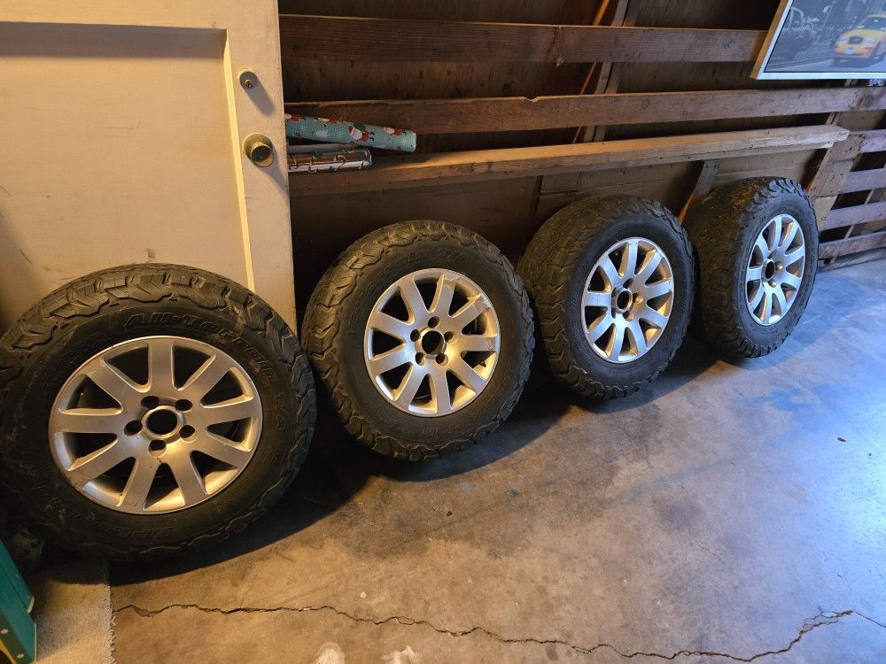 Full Set Rims And Tires ... LT215 75 R15 for Sale in San Diego, CA ...