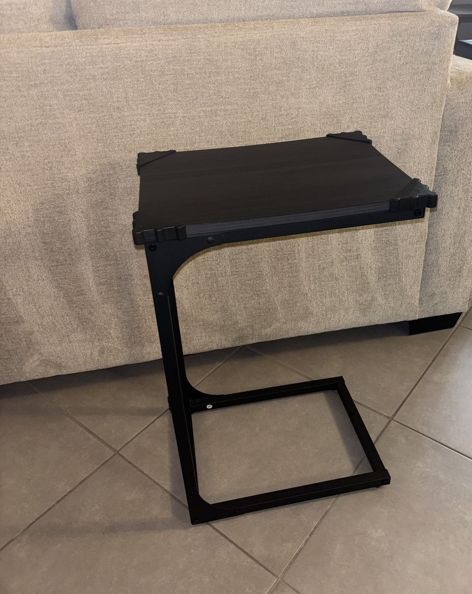 Black C-Table / Couch Side Table – Brand New for Sale in Delray Beach ...