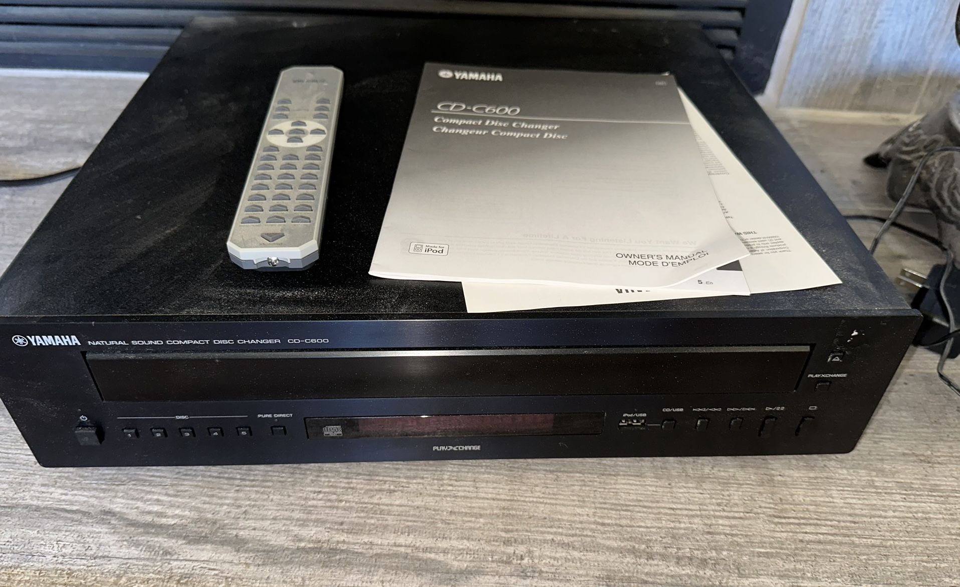 Yamaha Cd C600 Cd Disc Changer With Remote For Sale In Fallbrook Ca