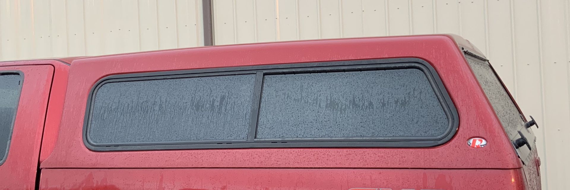 2004-2008 Ford F-150 F150 Truck Maroon / Red RAIDER Fiberglass Cap ...