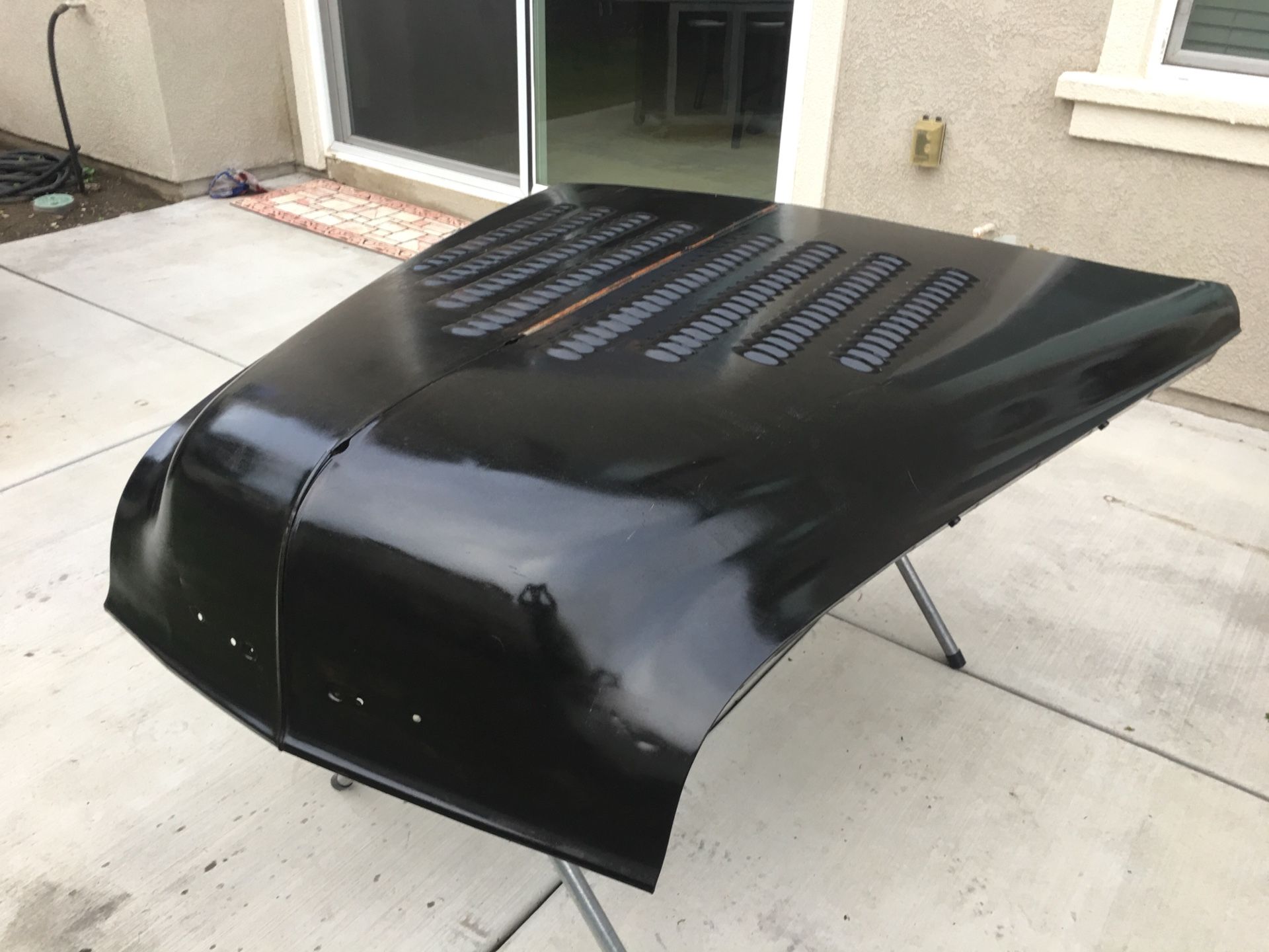 1953 - 1954 Chevy Bel Air / 210 Custom louvered hood 53 54 Rat Rod lead ...