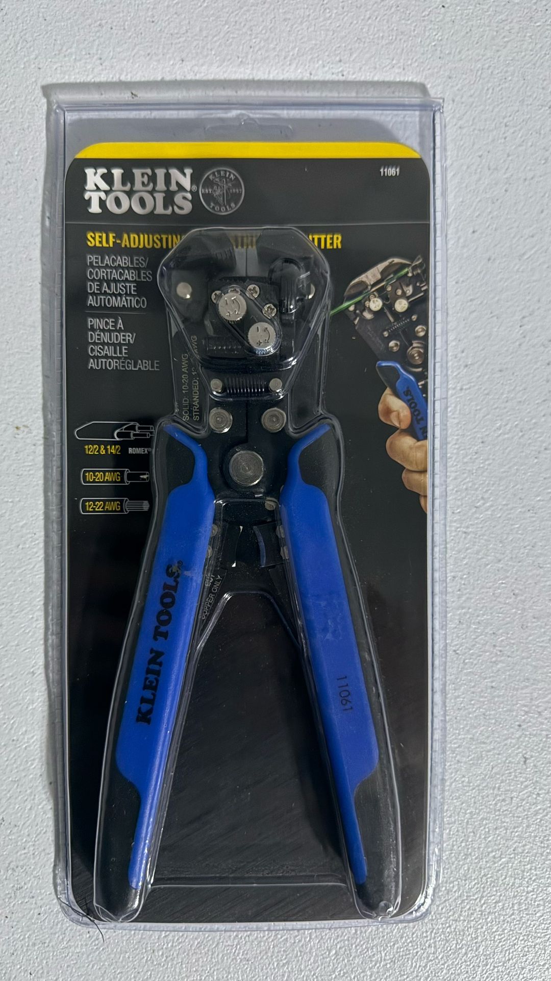 Klein Tools 11061 Self-Adjusting Wire Stripper & Cutter – New Sealed ...