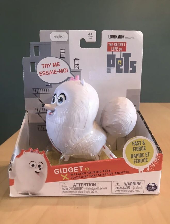 New The Secret Life Of Pets Walking Talking Gidget Dog Action Figure ...