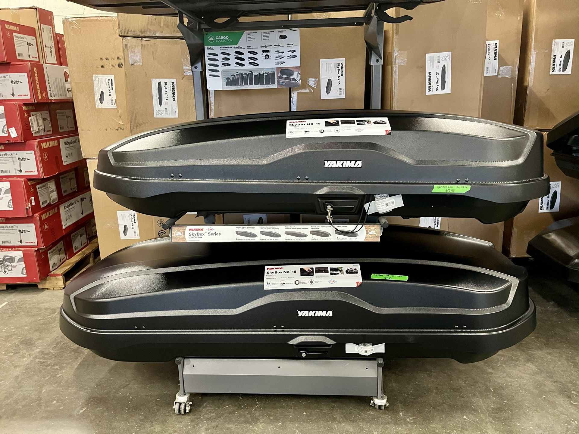 NEW Yakima Skybox NX 16 / 18 Cargo Box for Sale in Seattle, WA - OfferUp