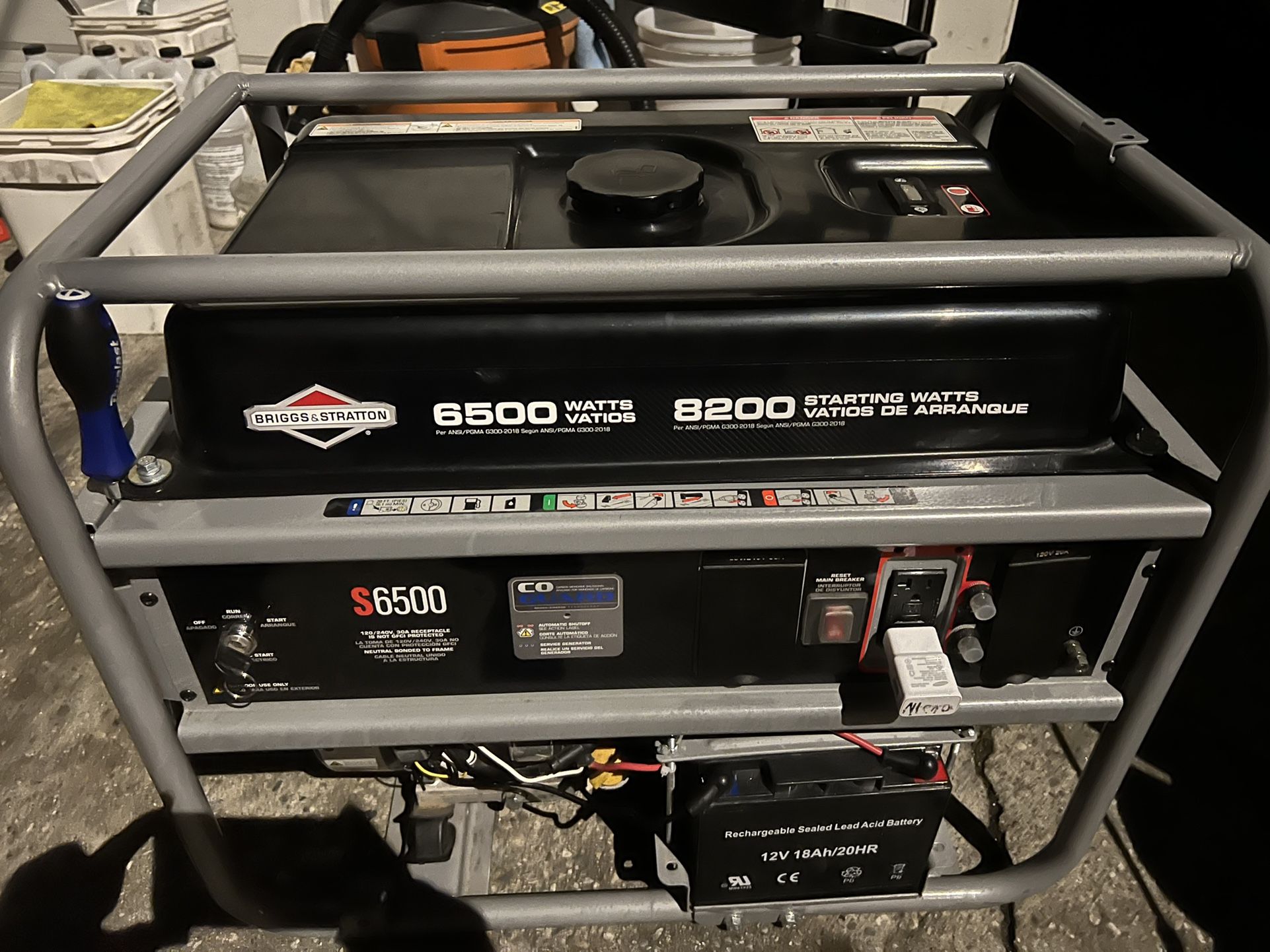 Electric star generator Briggs & Stratton 6,500 Watts for Sale in ...