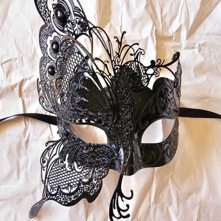 Black Butterfly Masquerade Mask