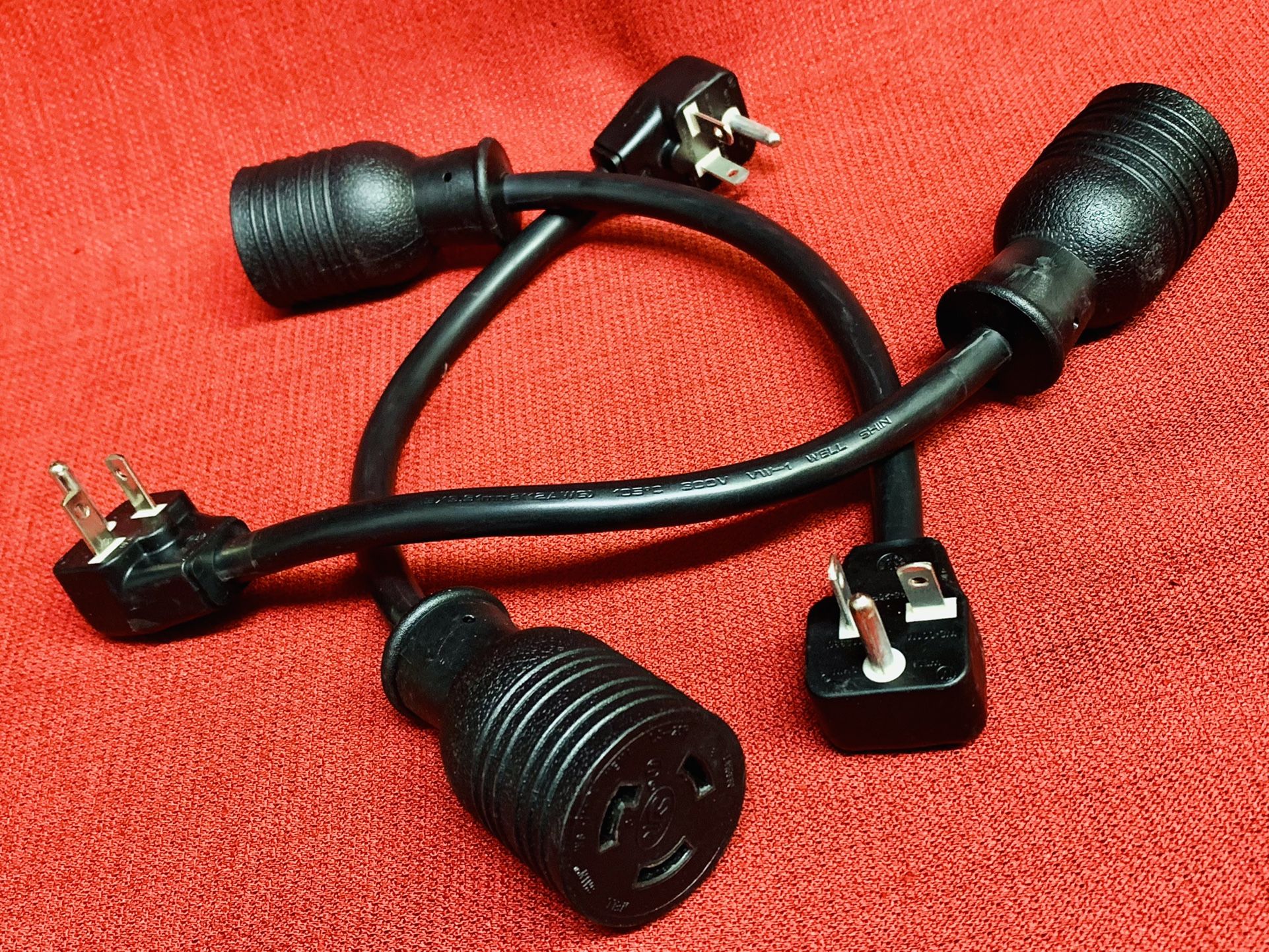 3-NEW-WILL SHIN Flexible Power Tool Adapter NEMA 5-20P to L5-20R WS-111 ...