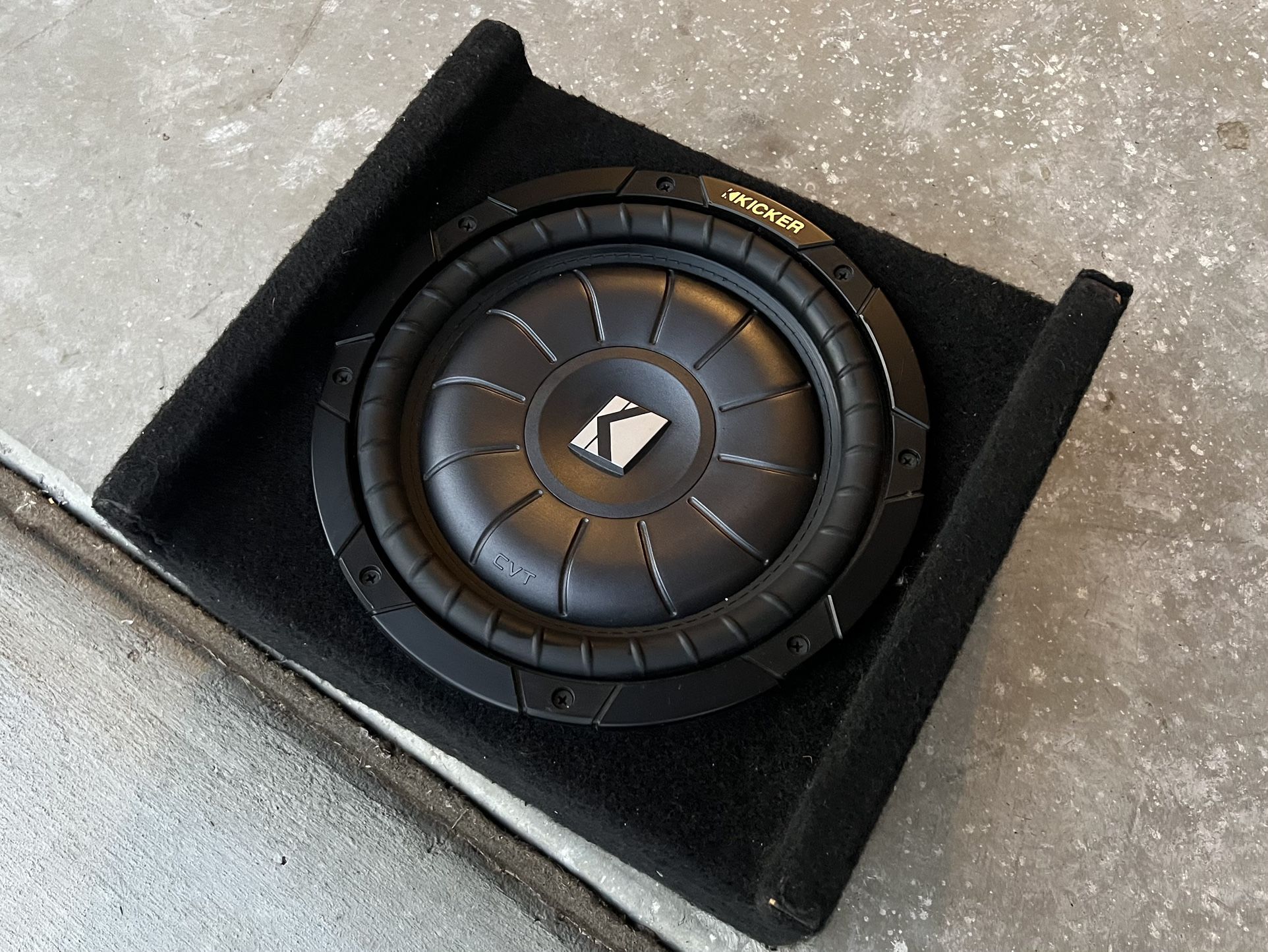 Kicker Comp CVT 12” Subwoofer in Slim Box for Sale in Menifee, CA - OfferUp