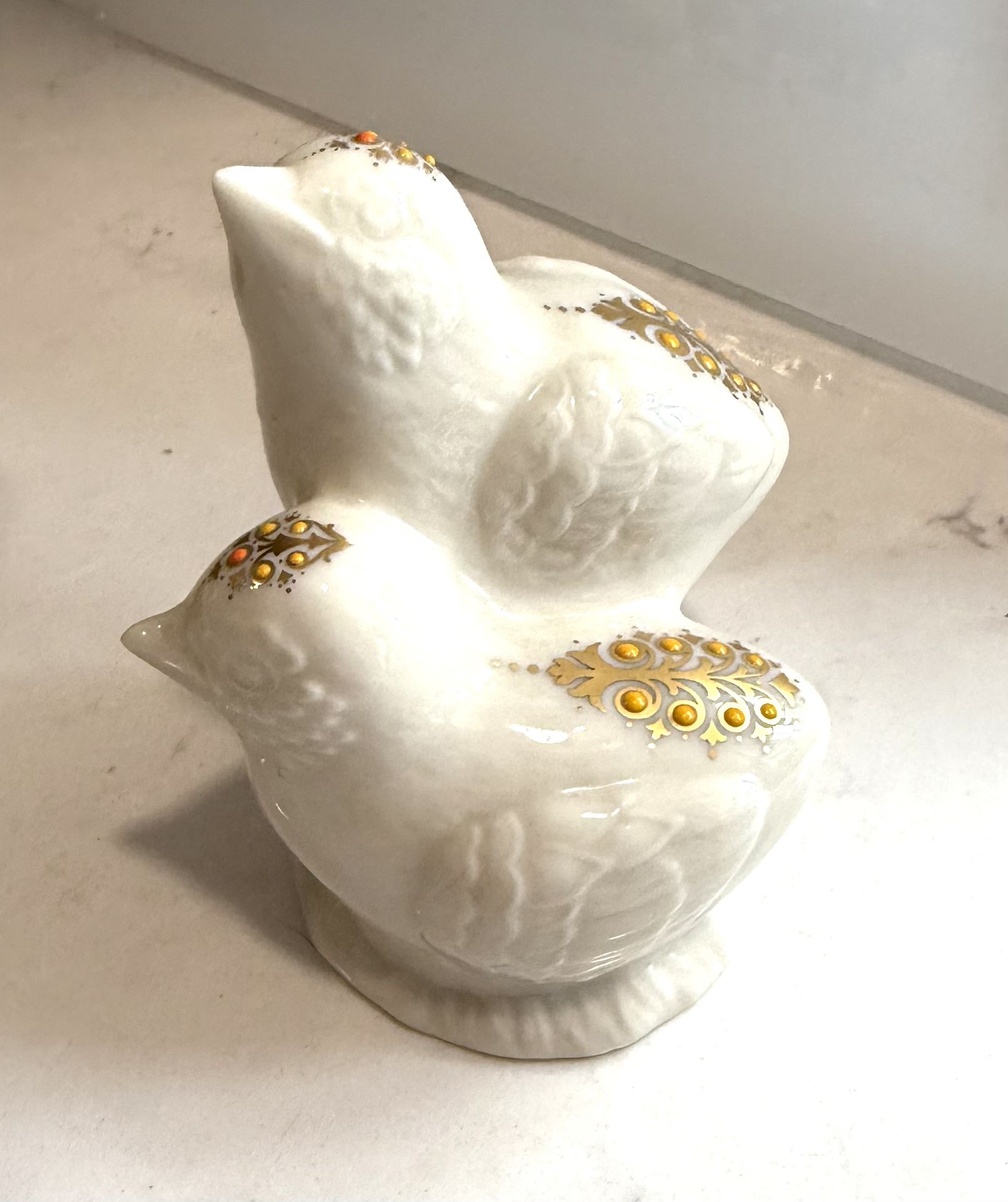 Vtg Lenox China Jewels Gold Collection Baby Birds / Chicks Figurine for ...