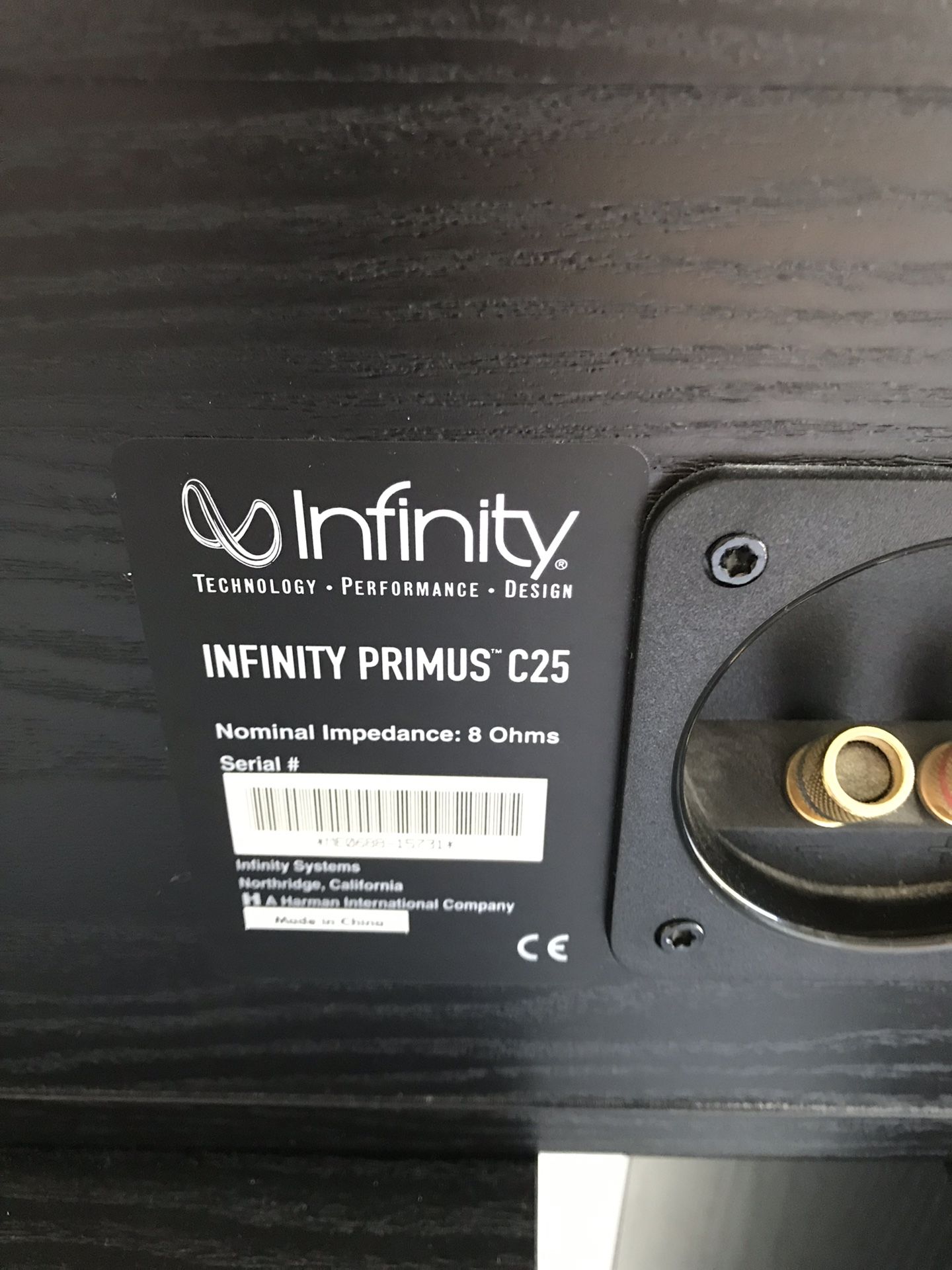 Infinity Primus 5.1 surround speaker system for Sale in Maple Valley ...