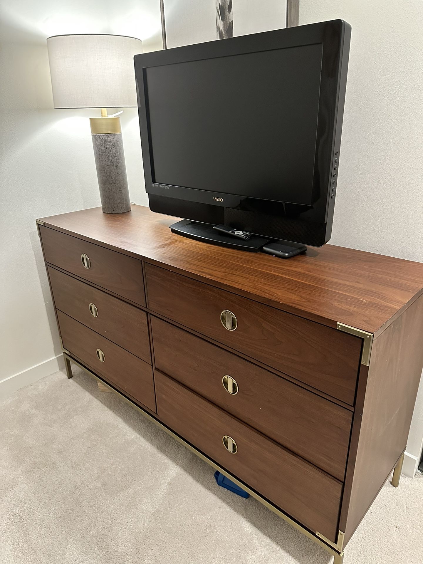 West Elm Malone Campaign Storage 6 Drawers Dresser for Sale in Seattle WA OfferUp