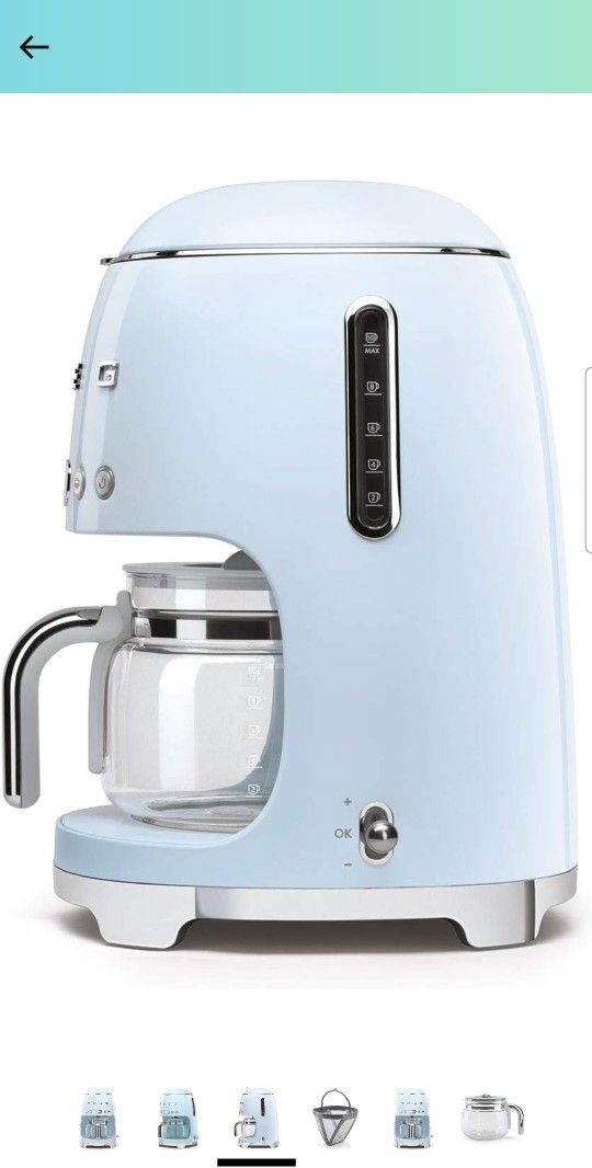 Show Stopping Smeg 50's Retro Style Aesthetic Drip Filter Coffee ...